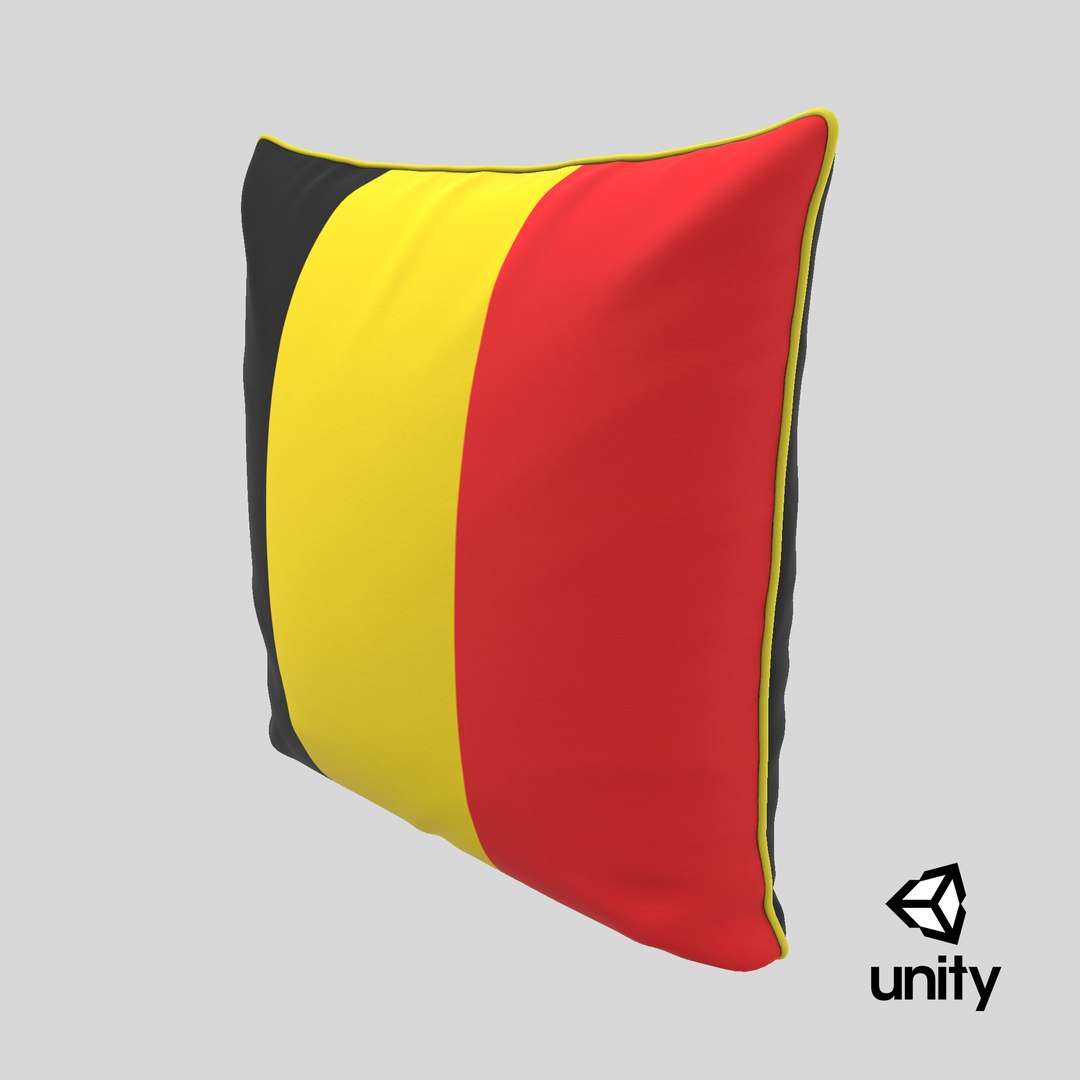 3D Belgium Flag Pillow Model - TurboSquid 2055165