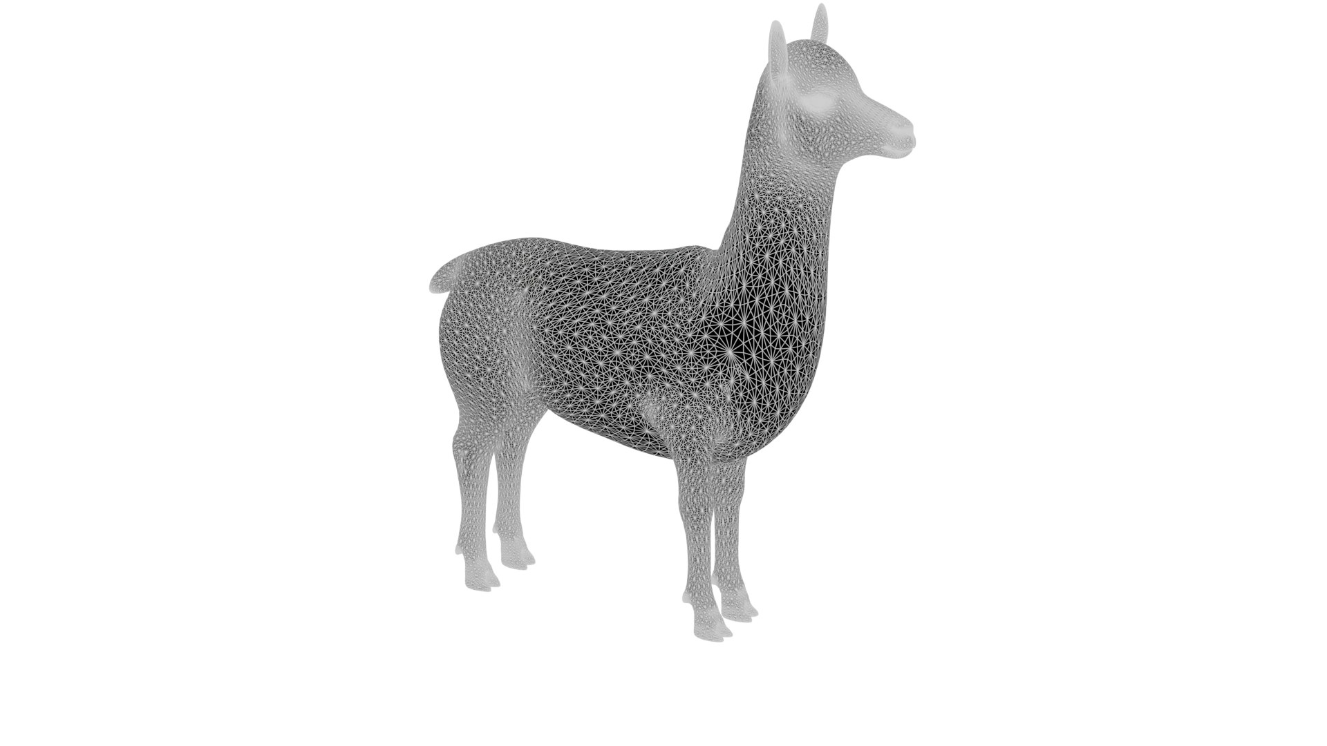 3D Alpaca - TurboSquid 2129434