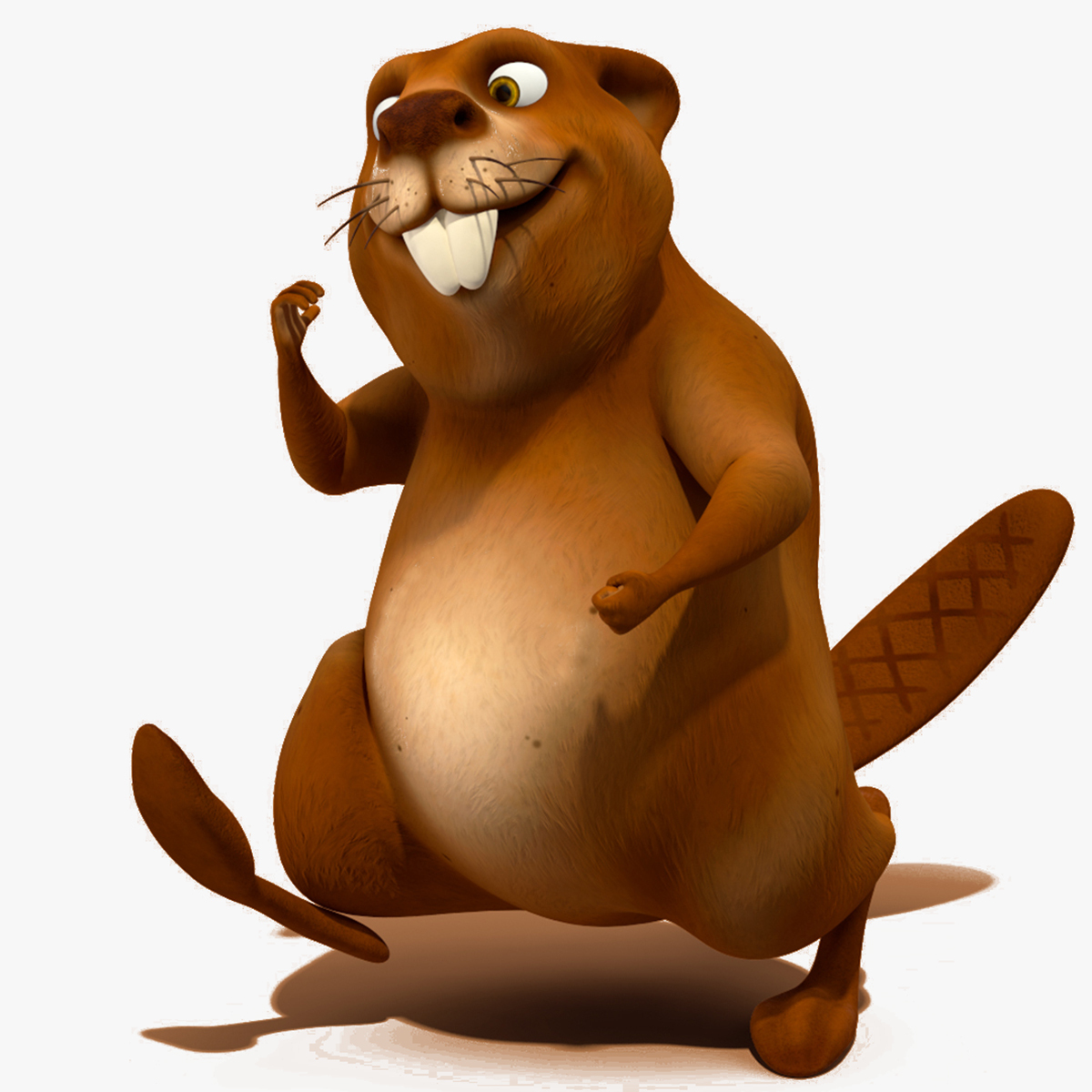 3D модель Мультяшный бобер, созданный для Майи - TurboSquid 1861979