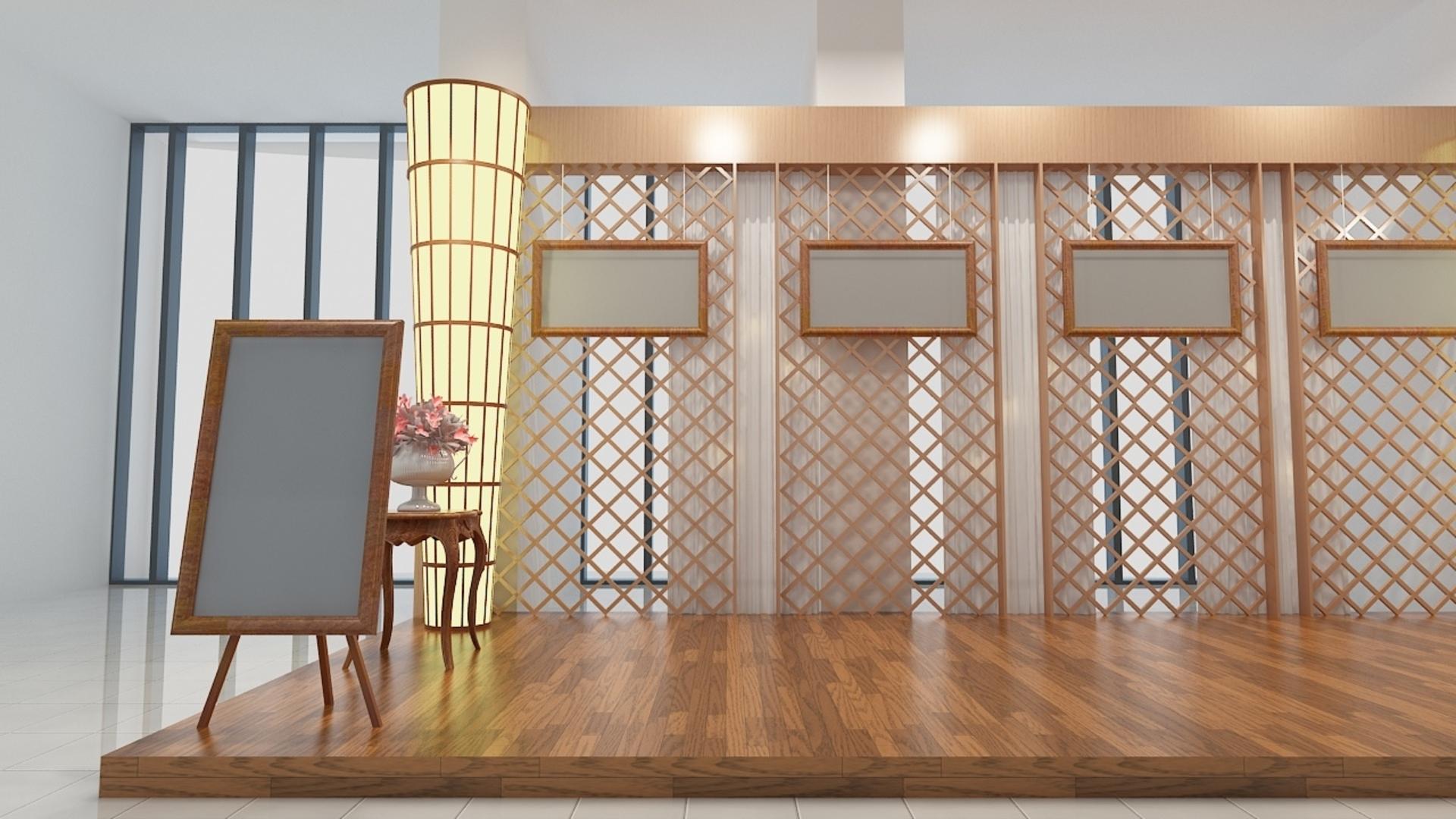 Stage exhibition model - TurboSquid 1680658