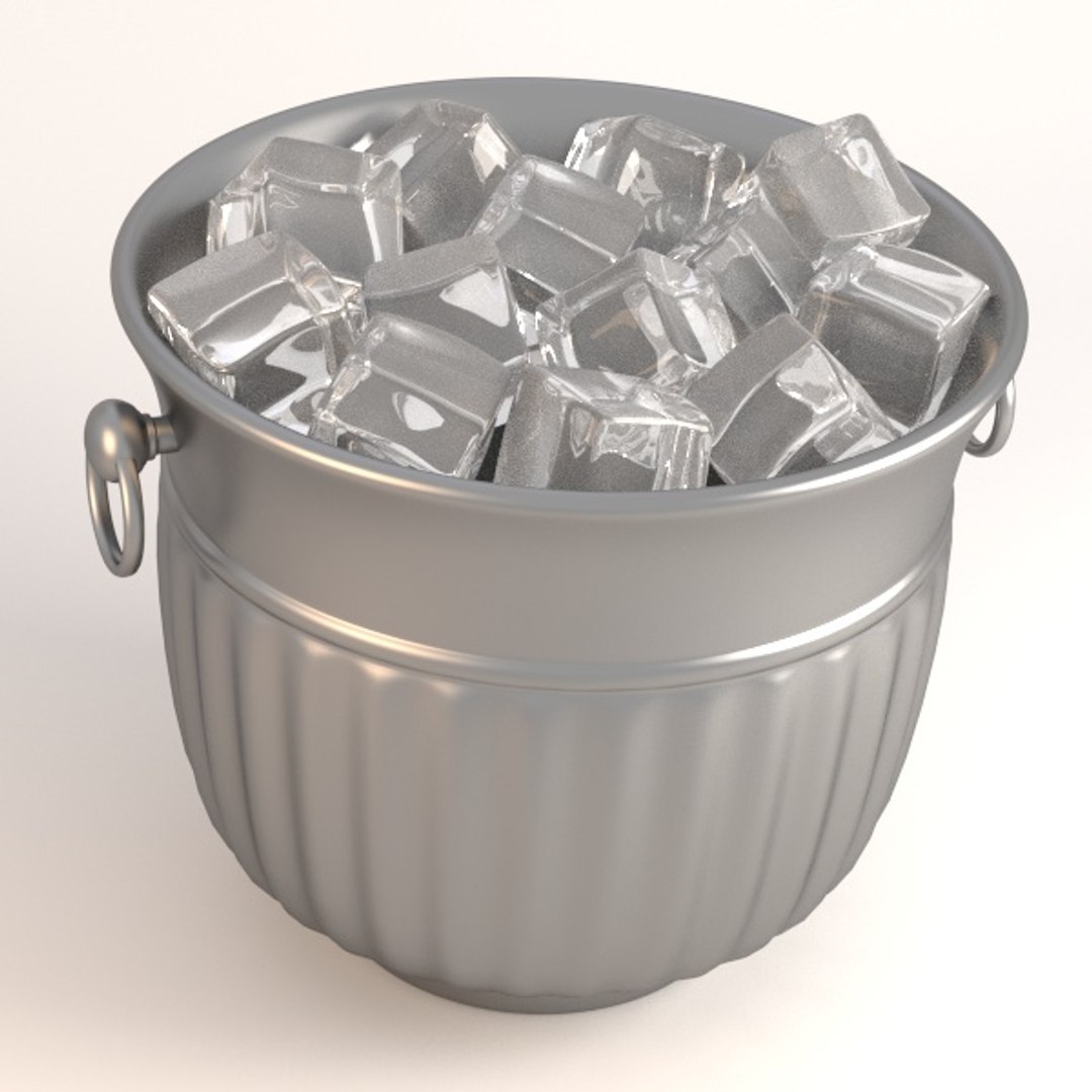 bucket ice 3d model