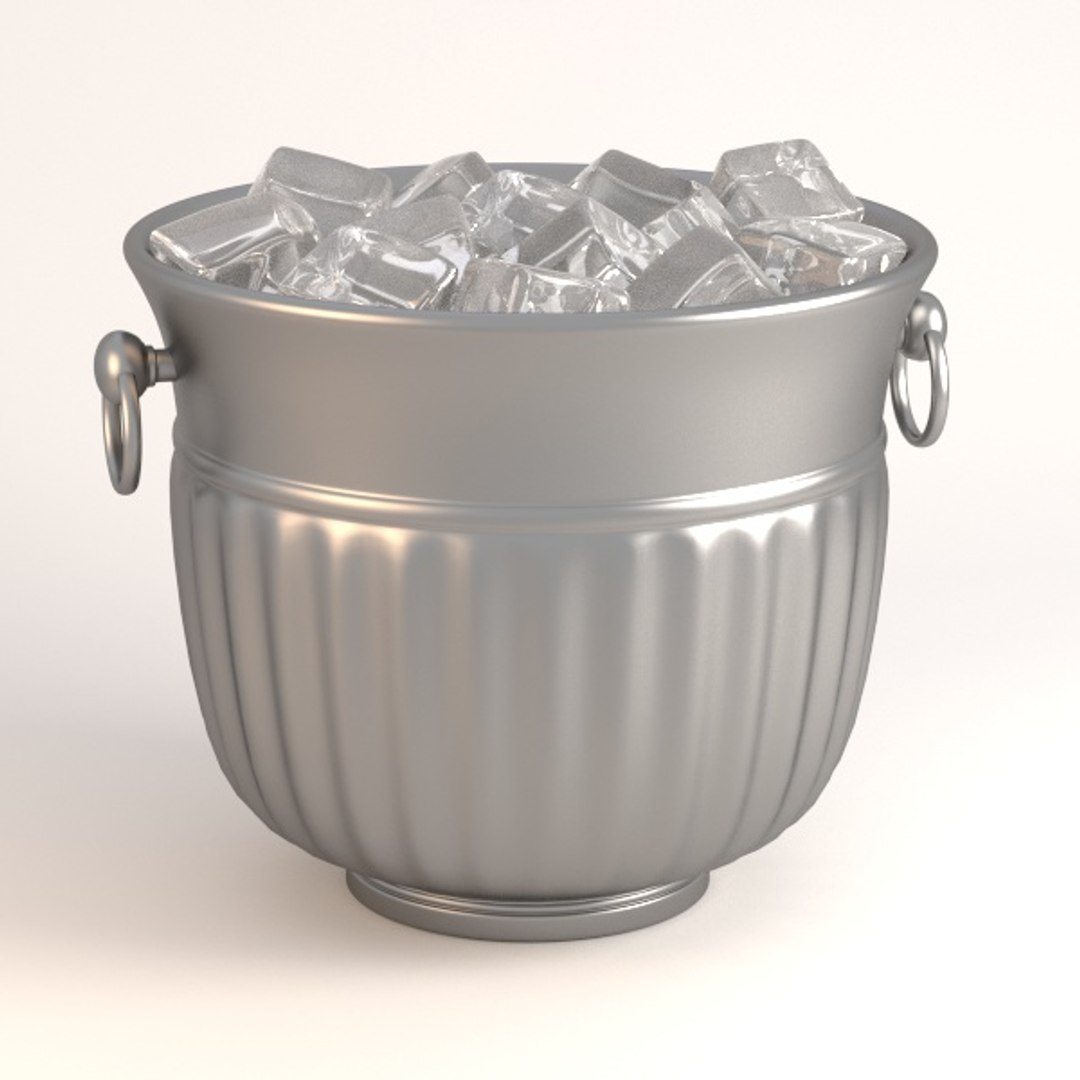 bucket ice 3d model