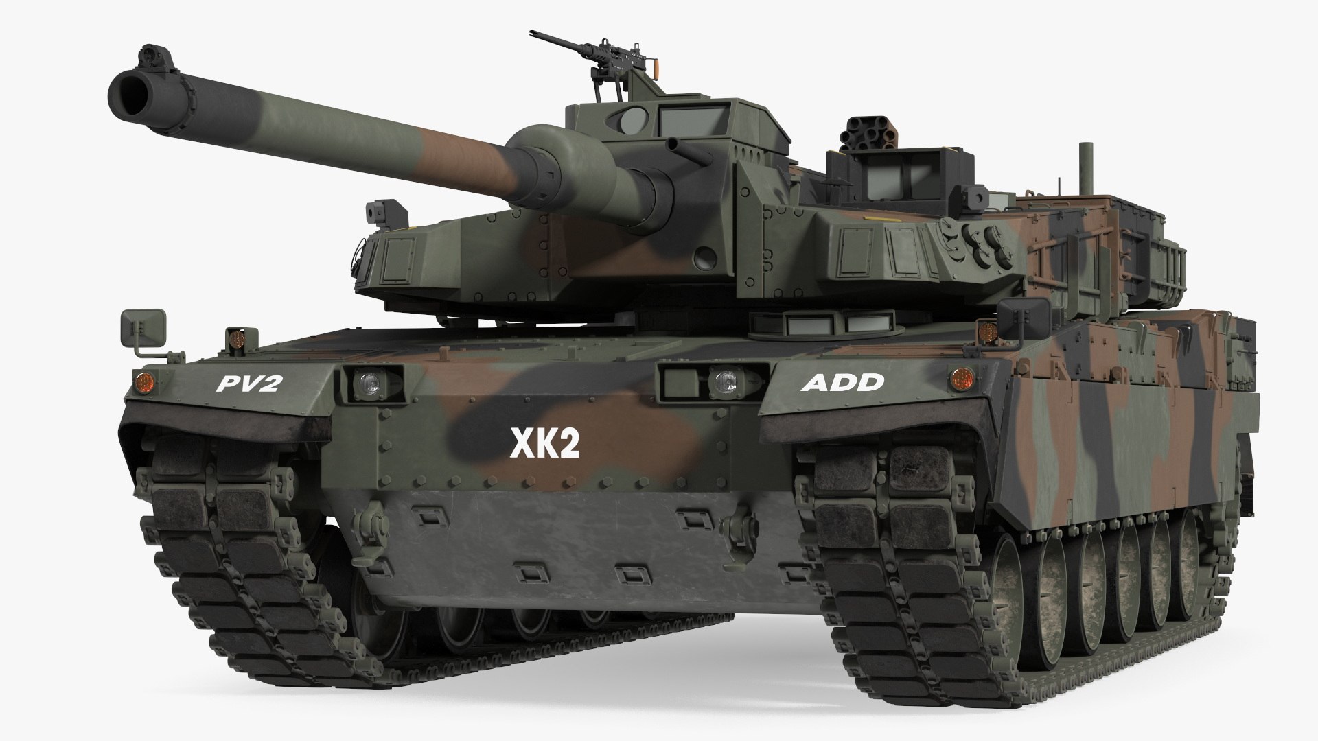 3D Korean K2 Tank Camouflage Color Model - TurboSquid 2224952
