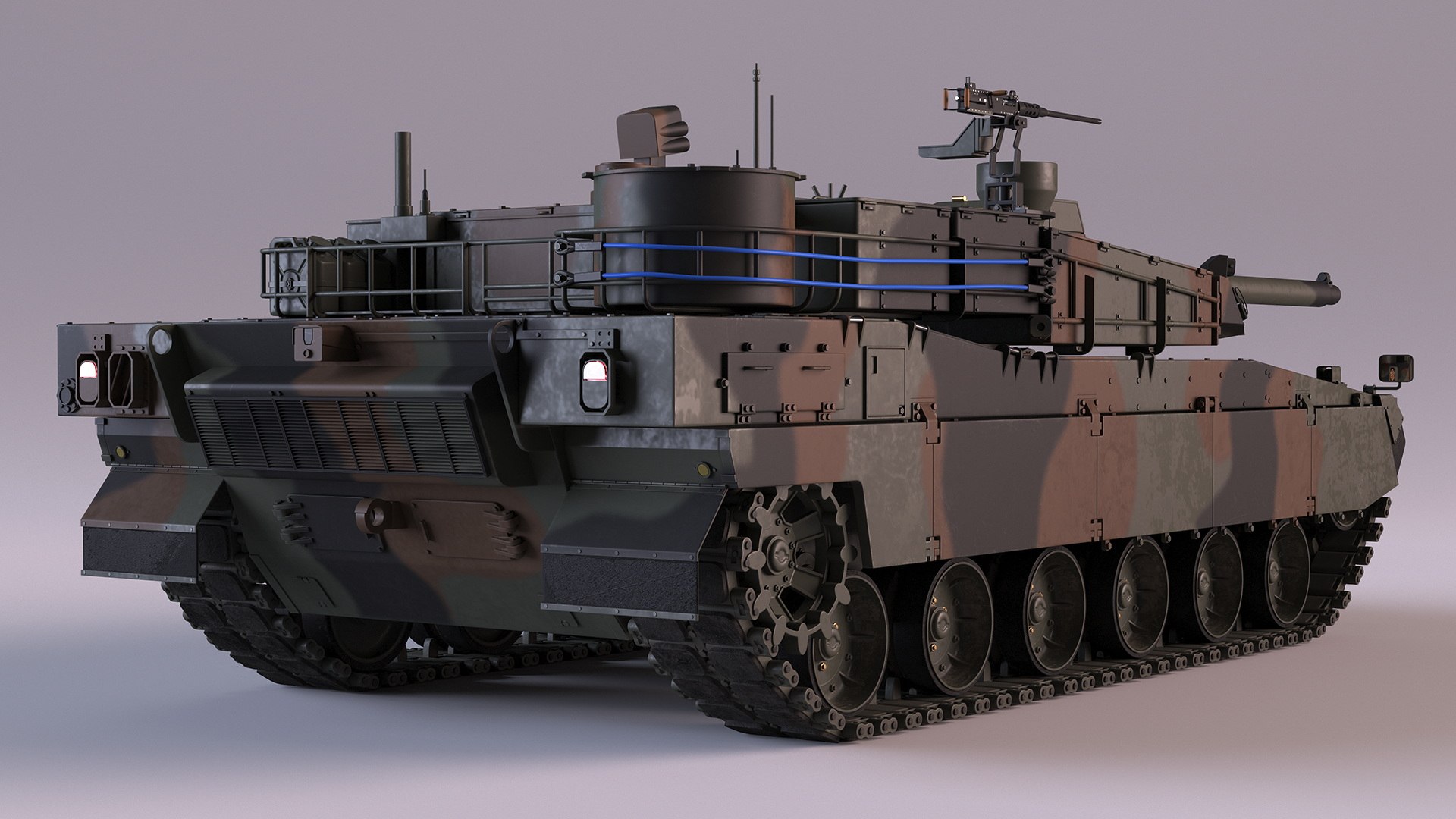 3D Korean K2 Tank Camouflage Color Model - TurboSquid 2224952