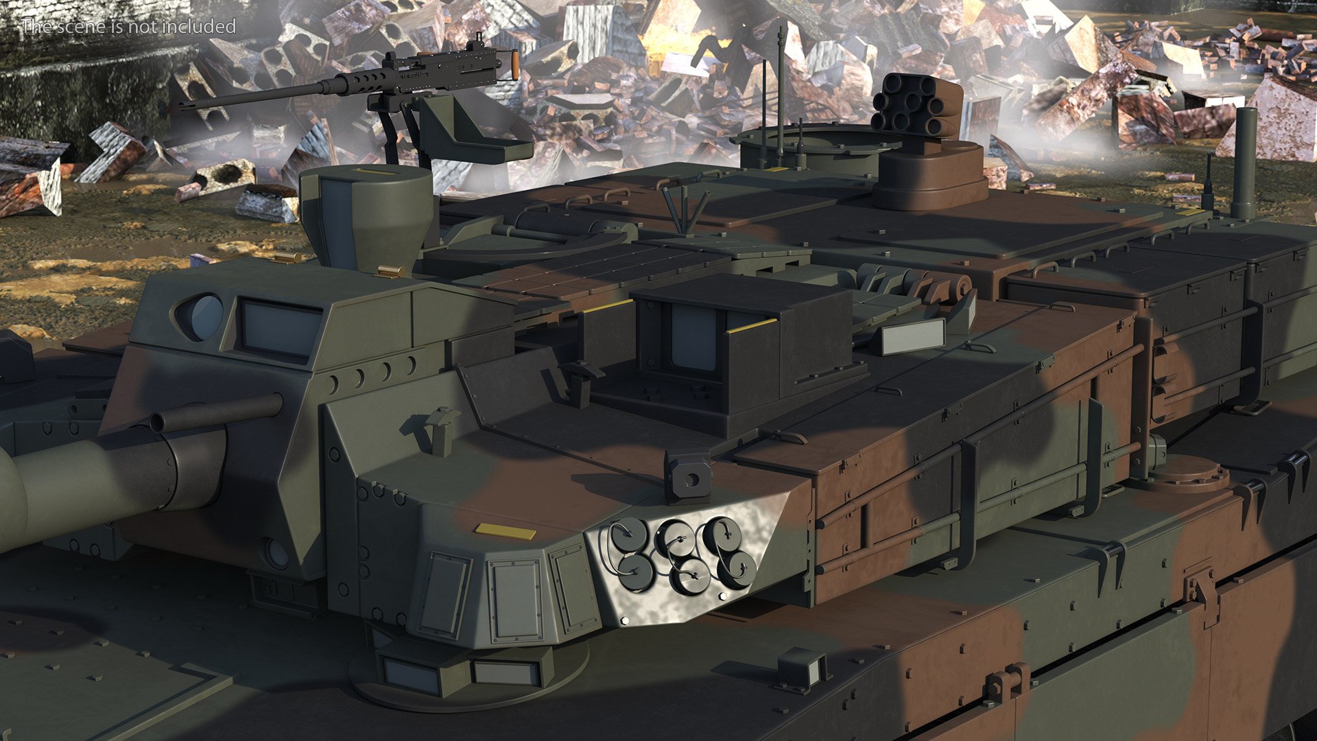 3D Korean K2 Tank Camouflage Color Model - TurboSquid 2224952