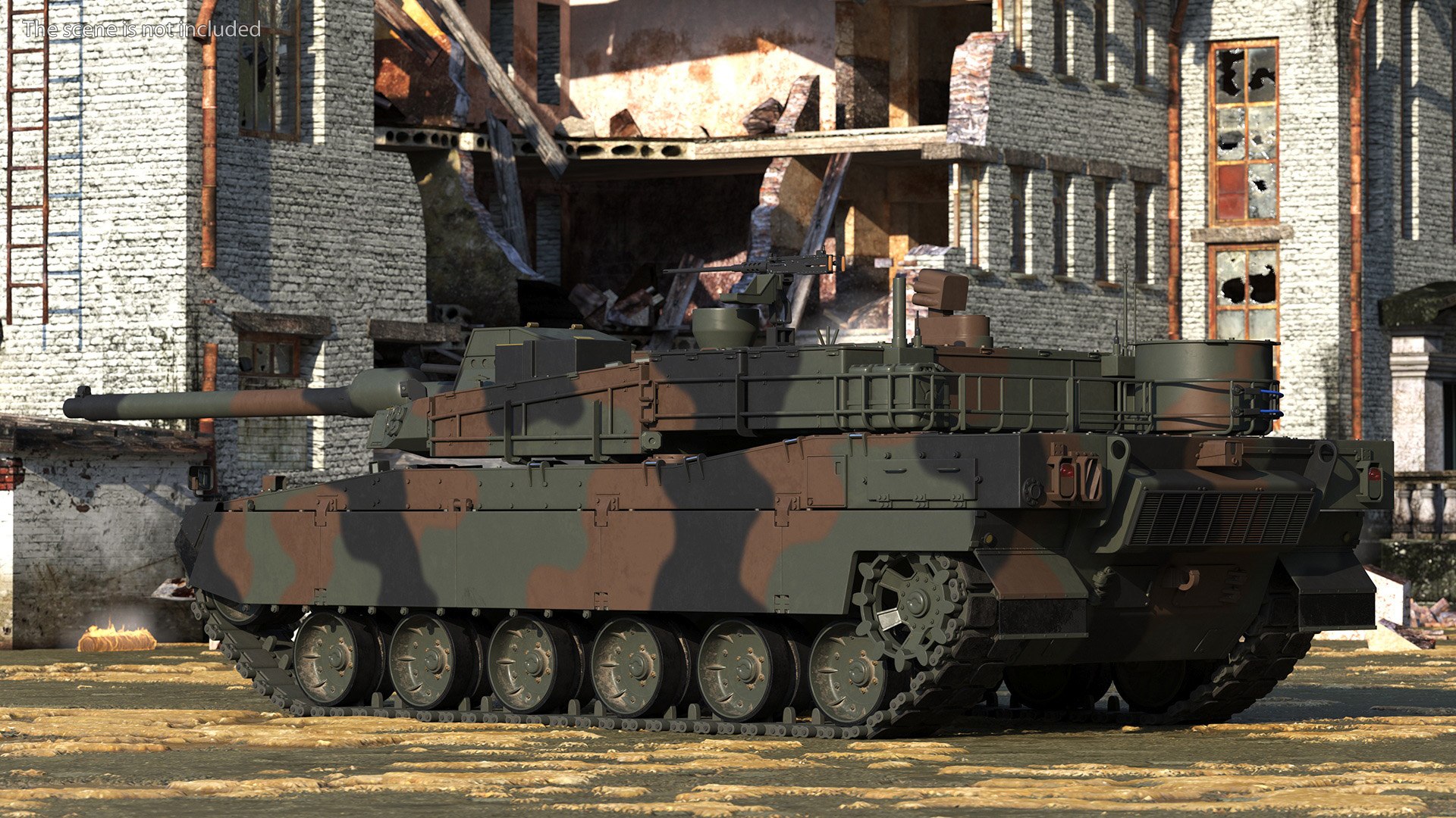 3D Korean K2 Tank Camouflage Color Model - TurboSquid 2224952