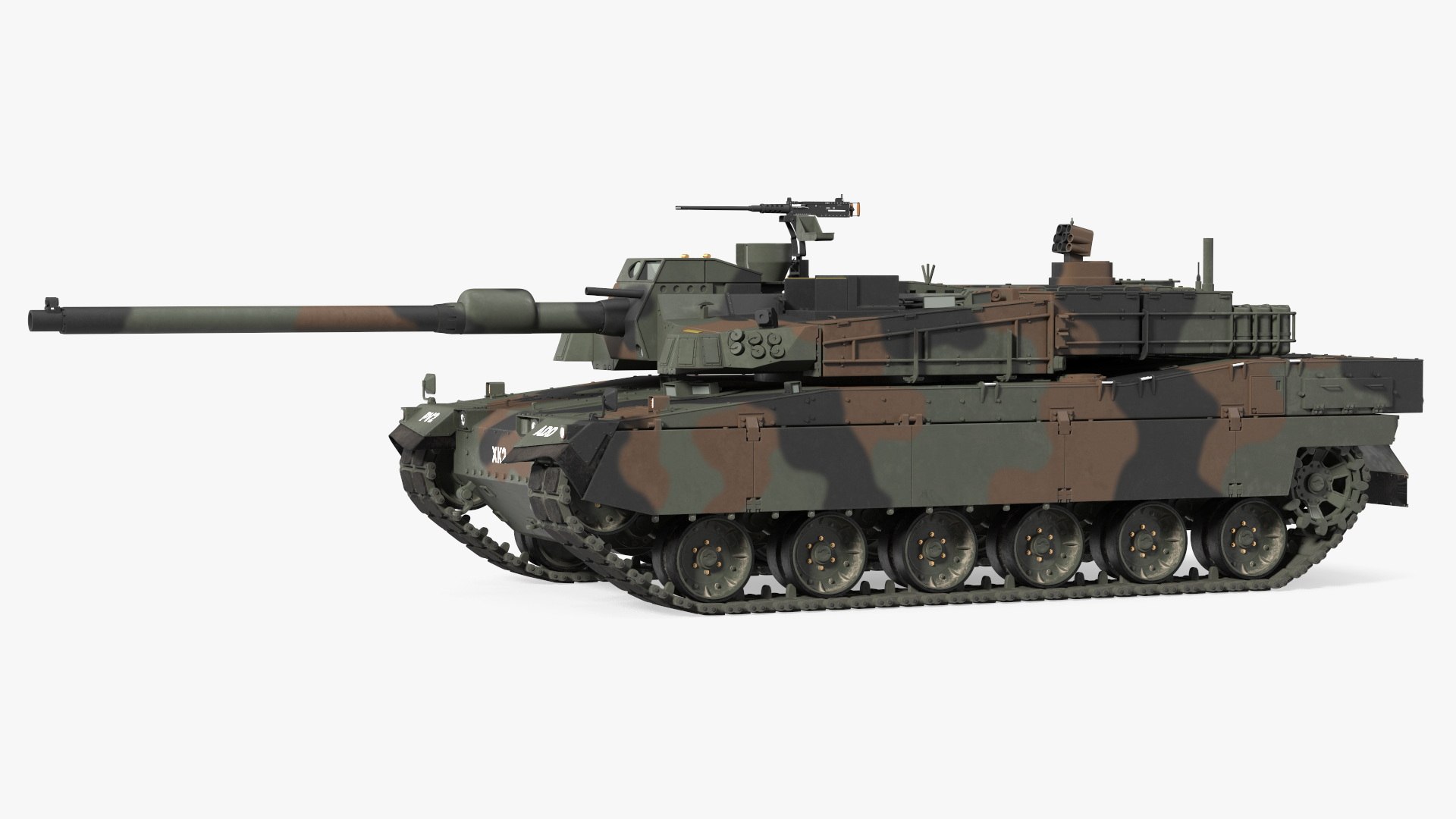 3D Korean K2 Tank Camouflage Color Model - TurboSquid 2224952