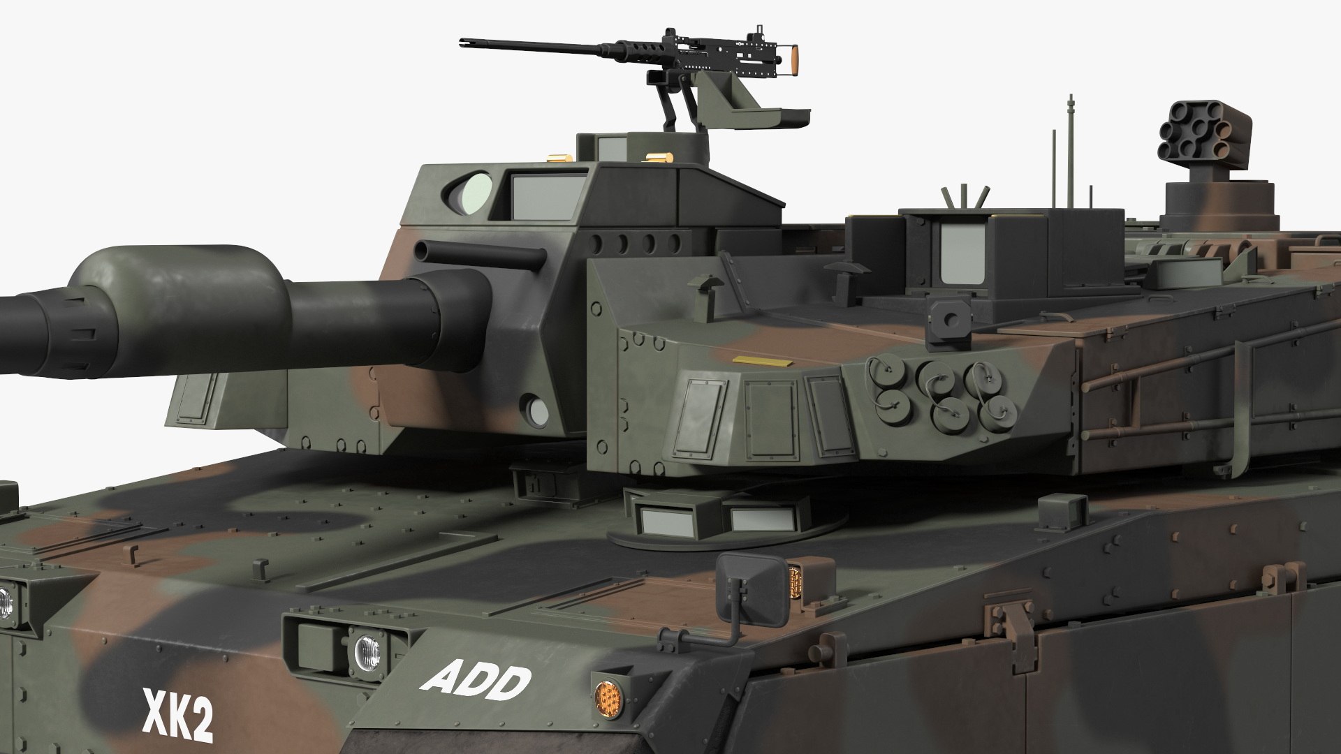 3D Korean K2 Tank Camouflage Color Model - TurboSquid 2224952