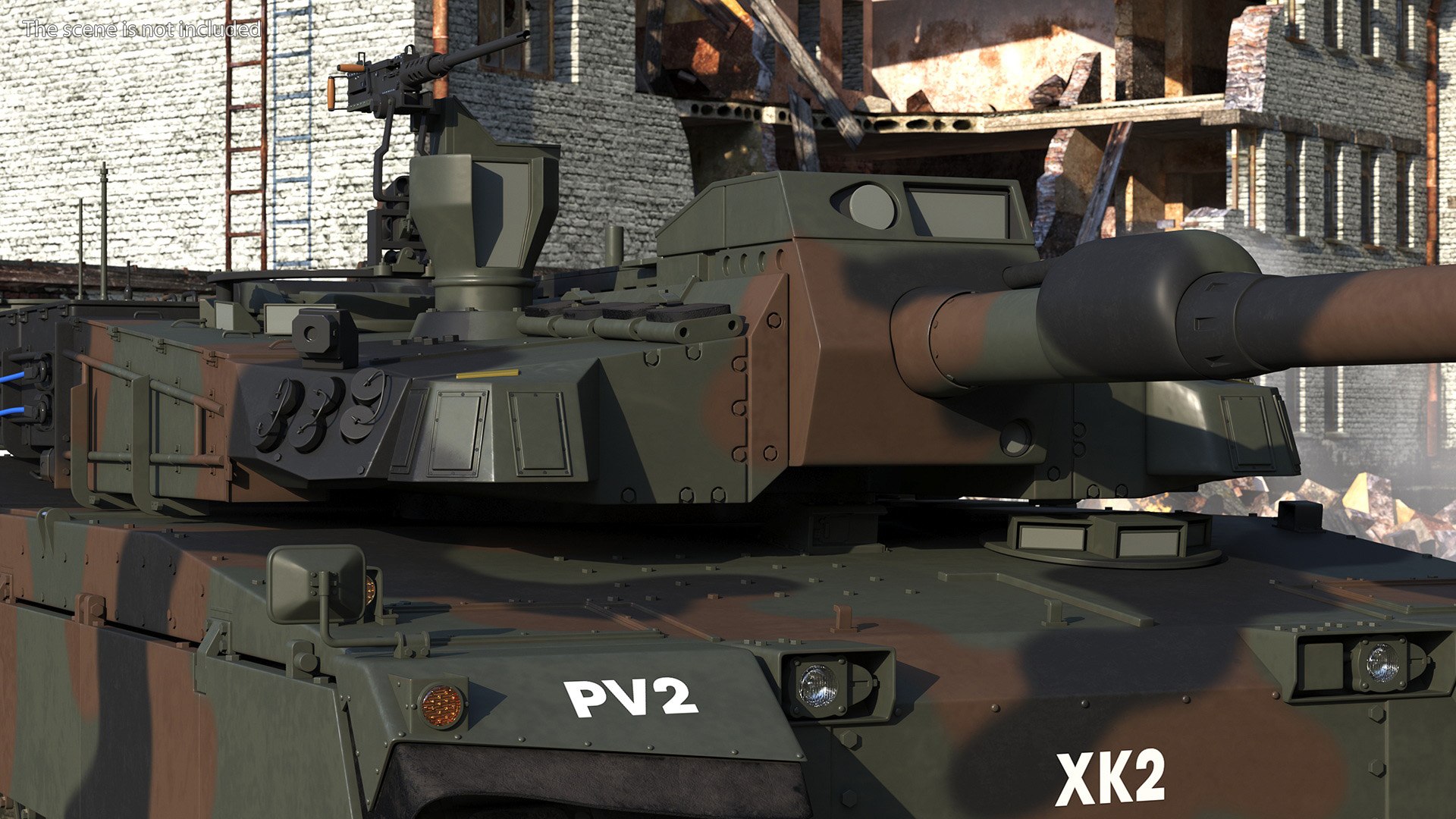 3D Korean K2 Tank Camouflage Color Model - TurboSquid 2224952