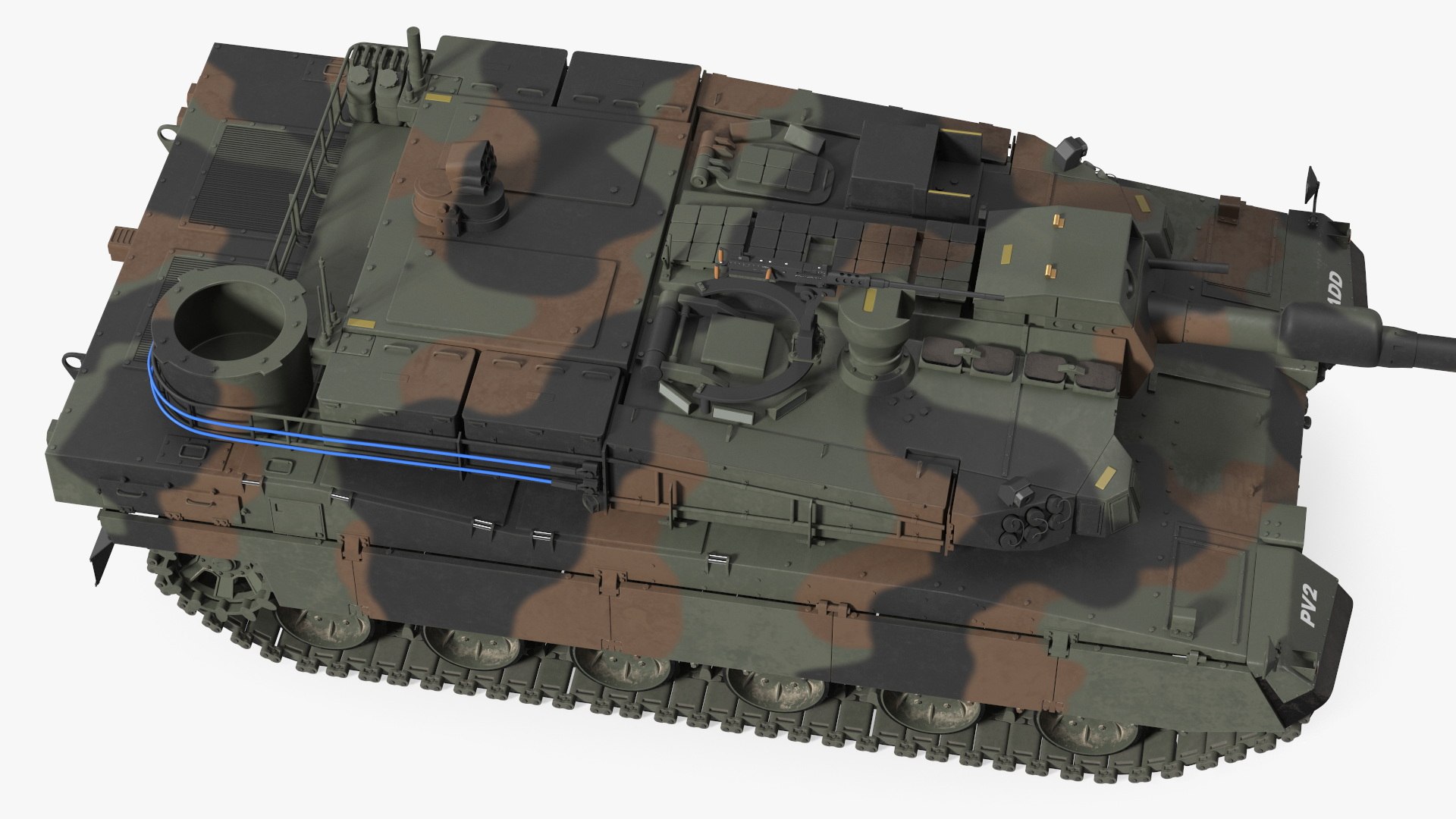 3D Korean K2 Tank Camouflage Color Model - TurboSquid 2224952