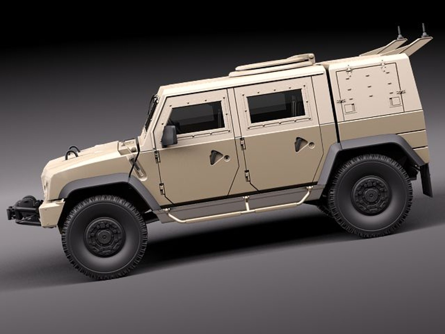 Iveco Lmv Transporter 3d Model