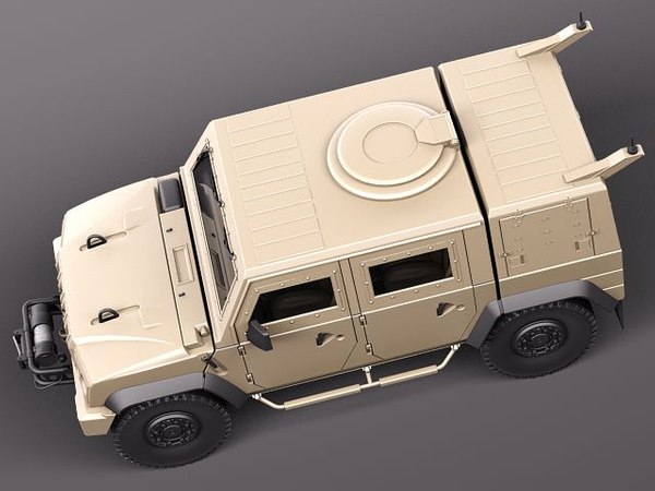 iveco lmv transporter 3d model