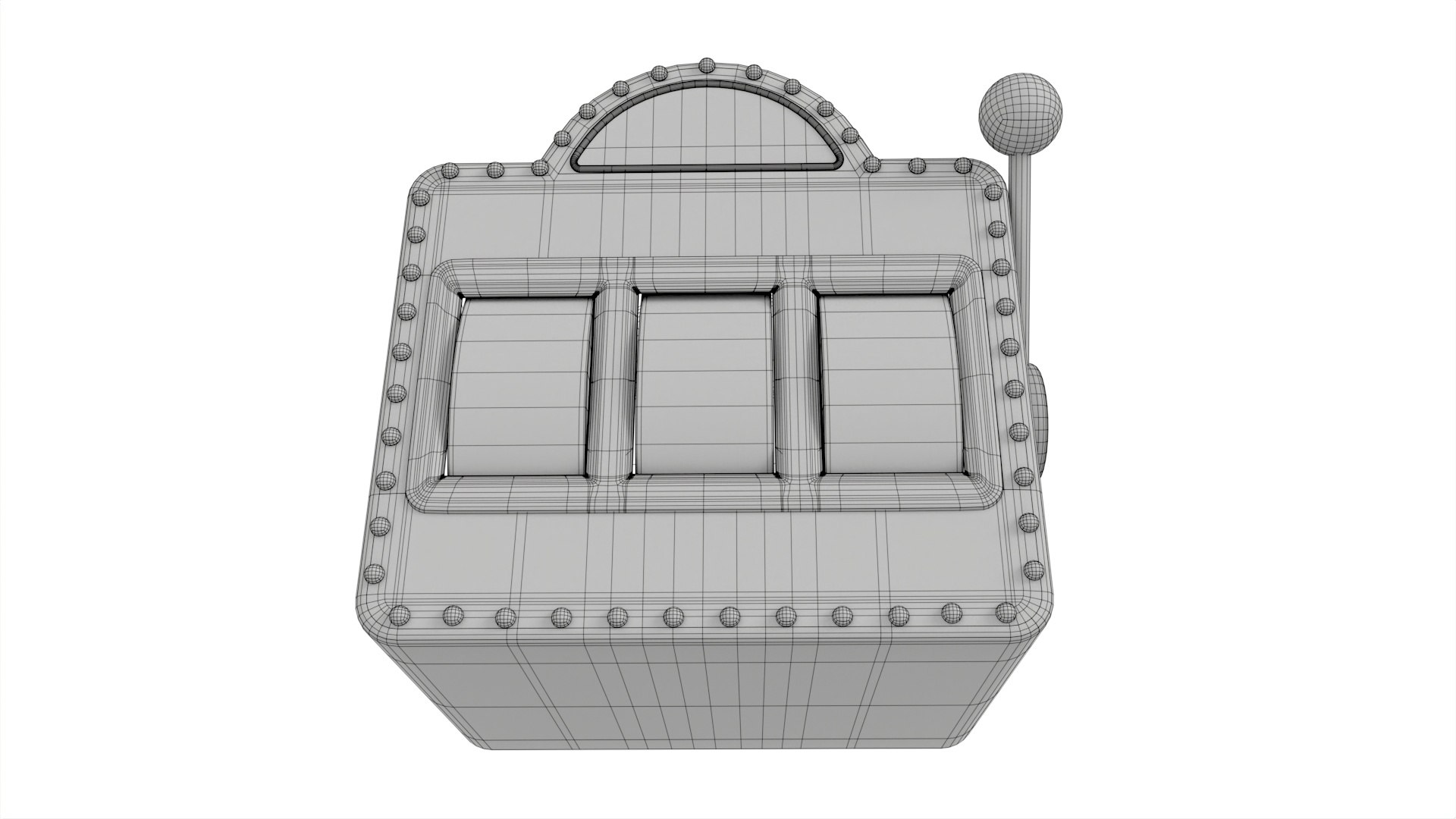 3D Vintage Slot Machine - TurboSquid 2142454