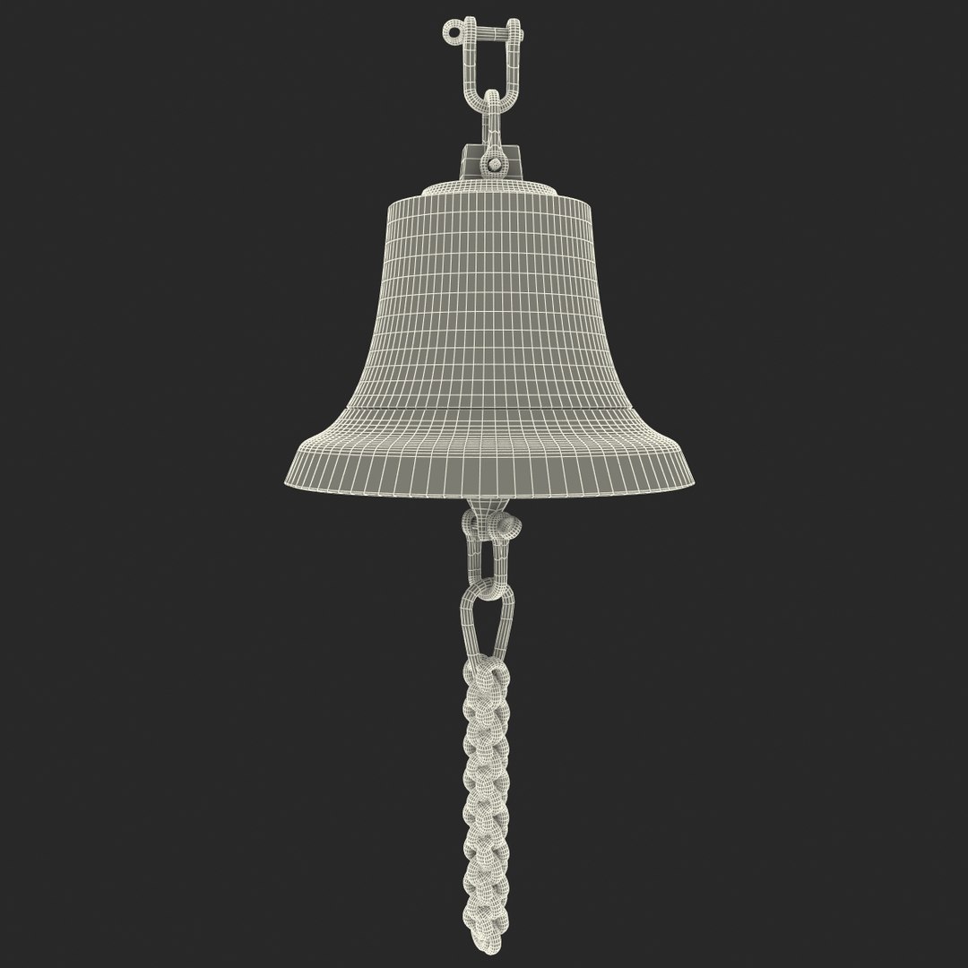 3d Model Of Ship Bell
