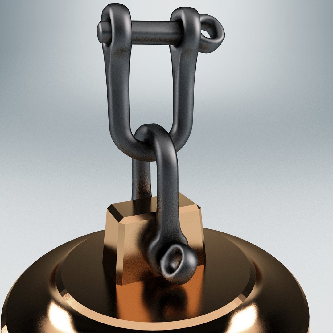 3d Model Of Ship Bell