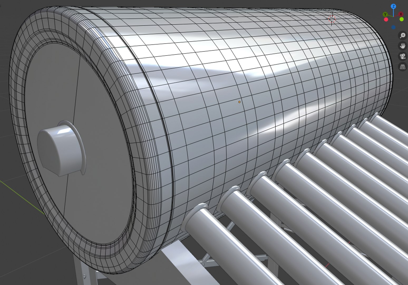 3D Solar Water Heater - TurboSquid 1518994