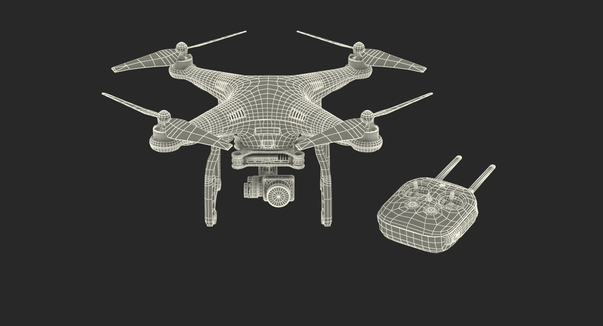 3d Model Dji Phantom 3 Professional