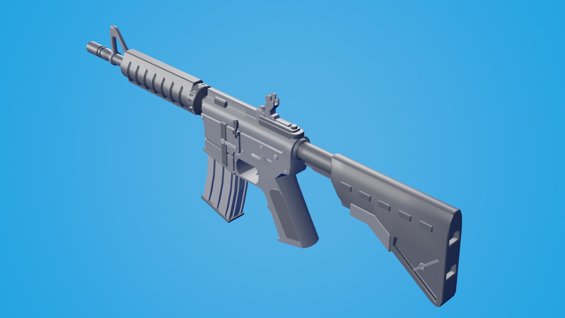 3D M4A4 Weapon With Bullet - TurboSquid 2008671