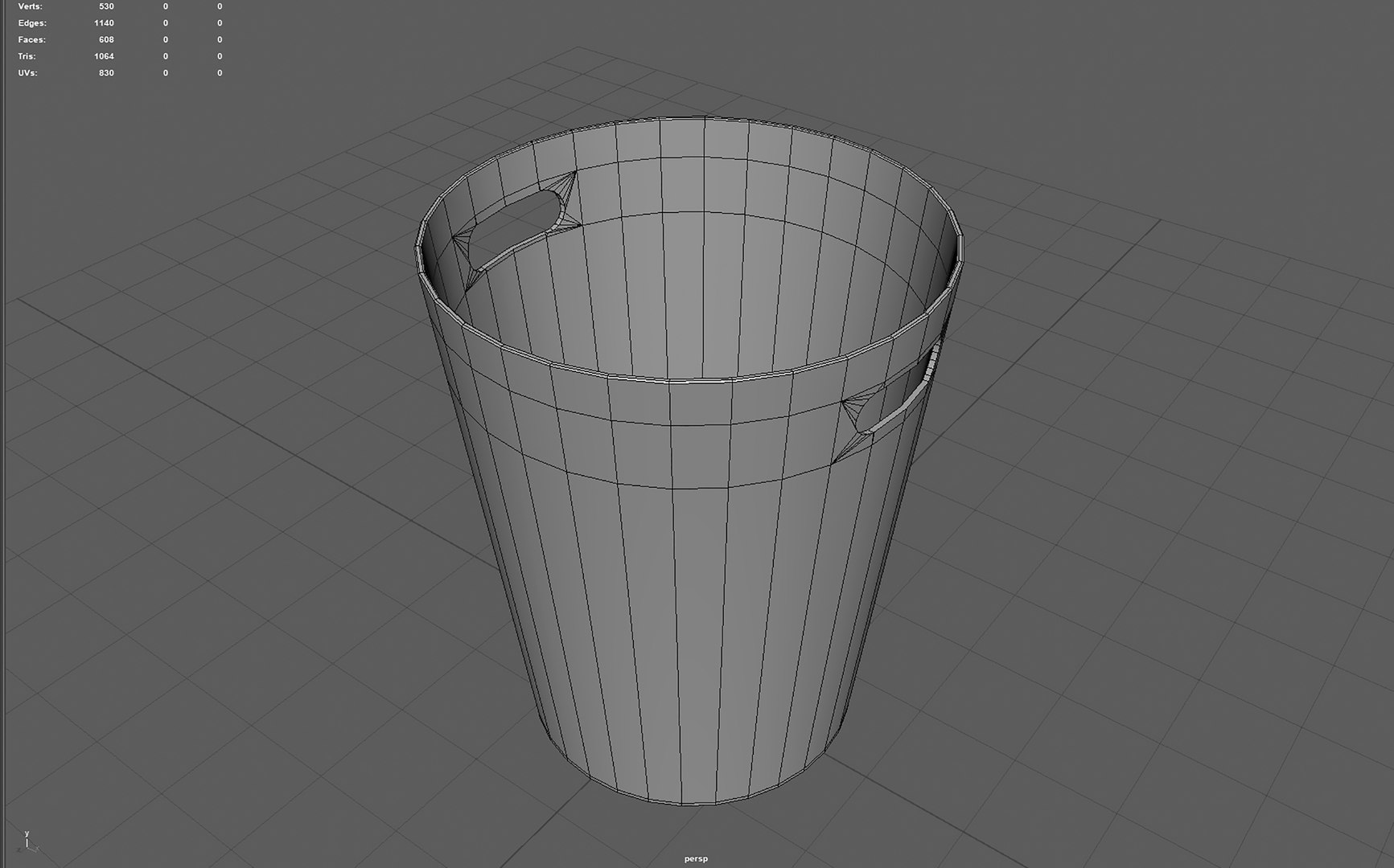 Modern Round Trash Can 3D model - TurboSquid 2160613