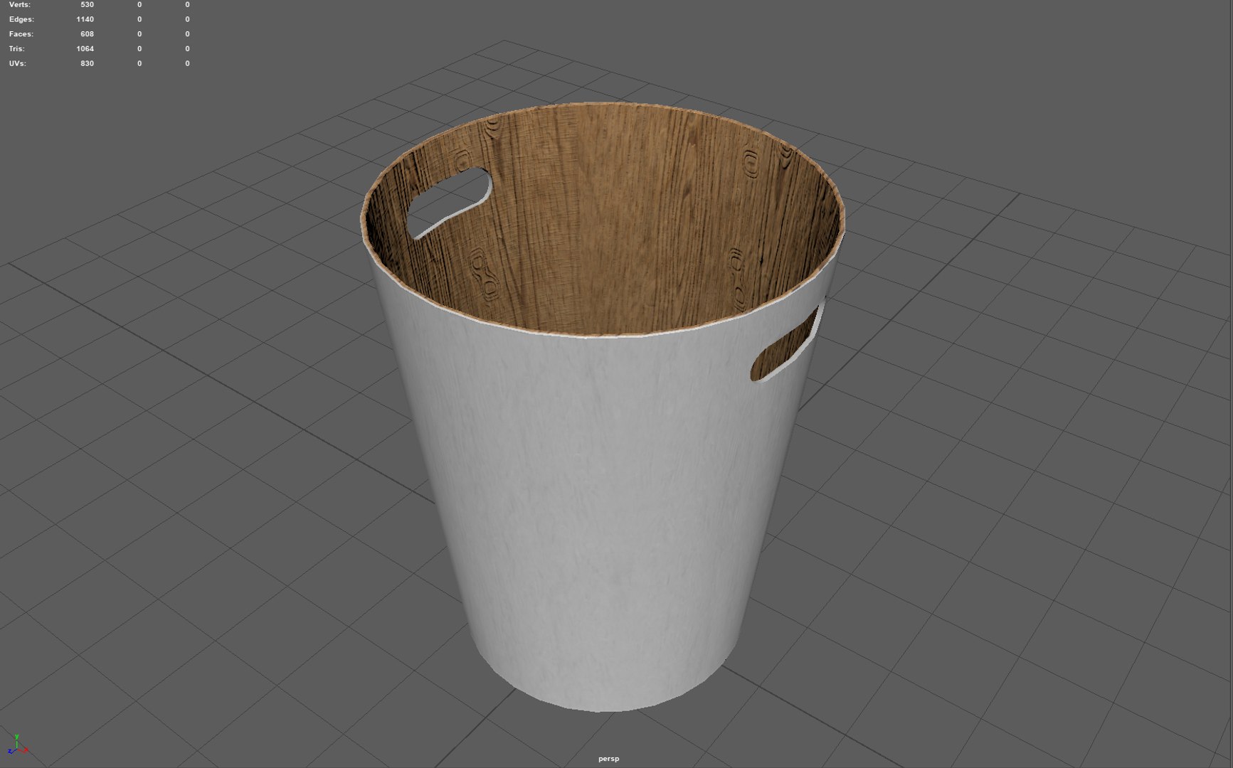 Modern Round Trash Can 3D model - TurboSquid 2160613