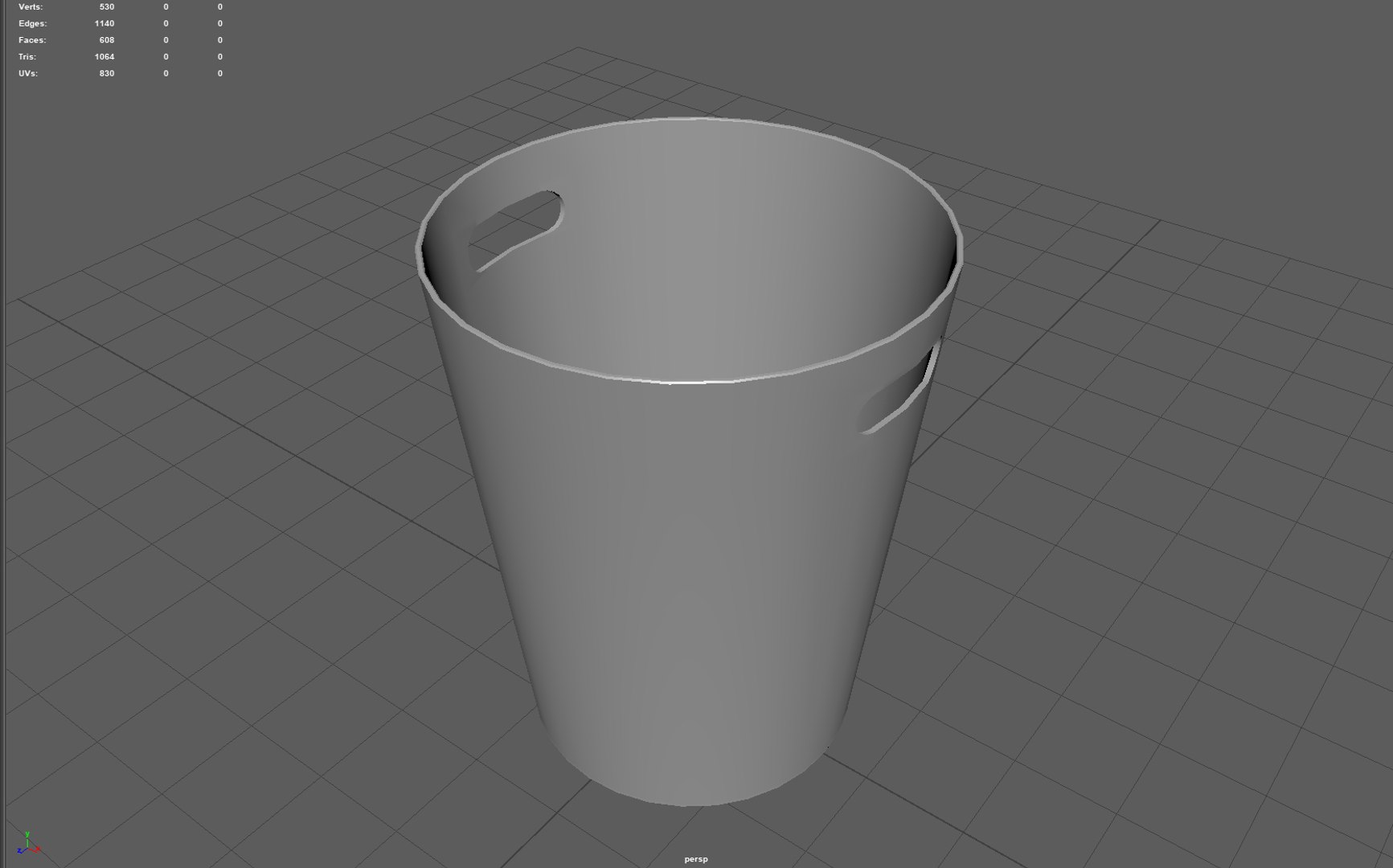 Modern Round Trash Can 3D model - TurboSquid 2160613