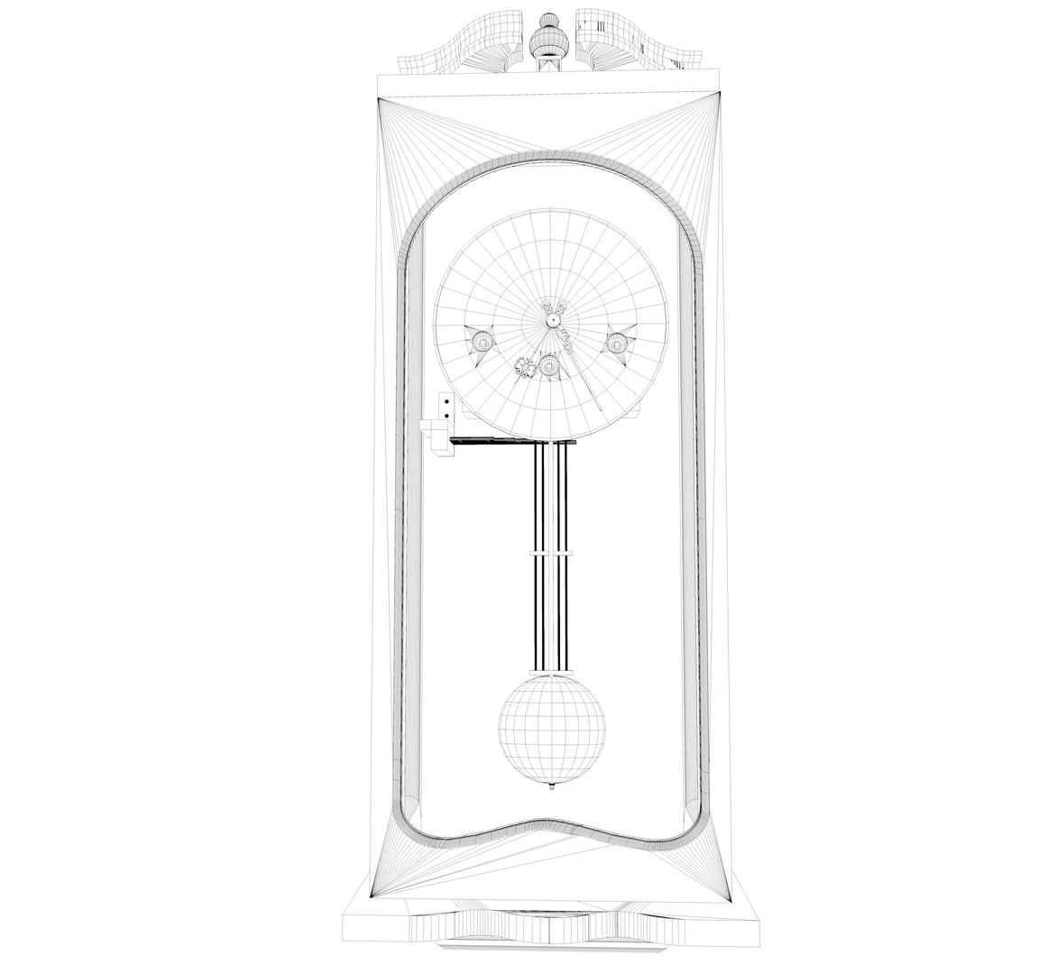 3D Model Wall Clock - TurboSquid 1550669