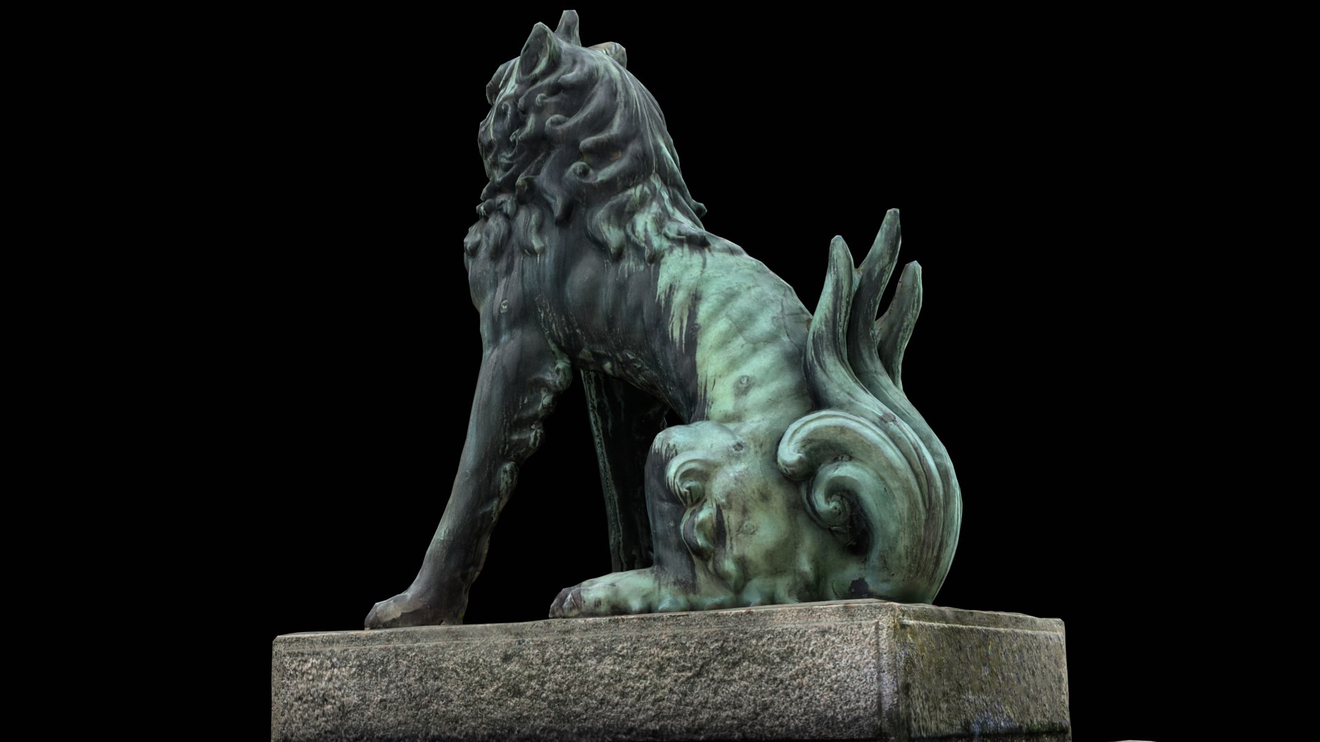 Japanese Animal Statue Scan 02 3D Model - TurboSquid 2145692