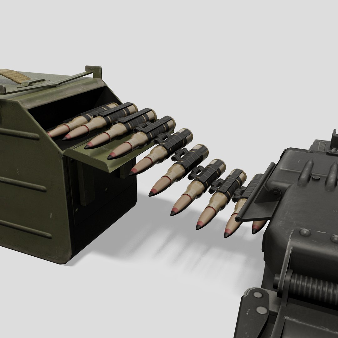 Heavy Machine Gun Nsv 3d Max
