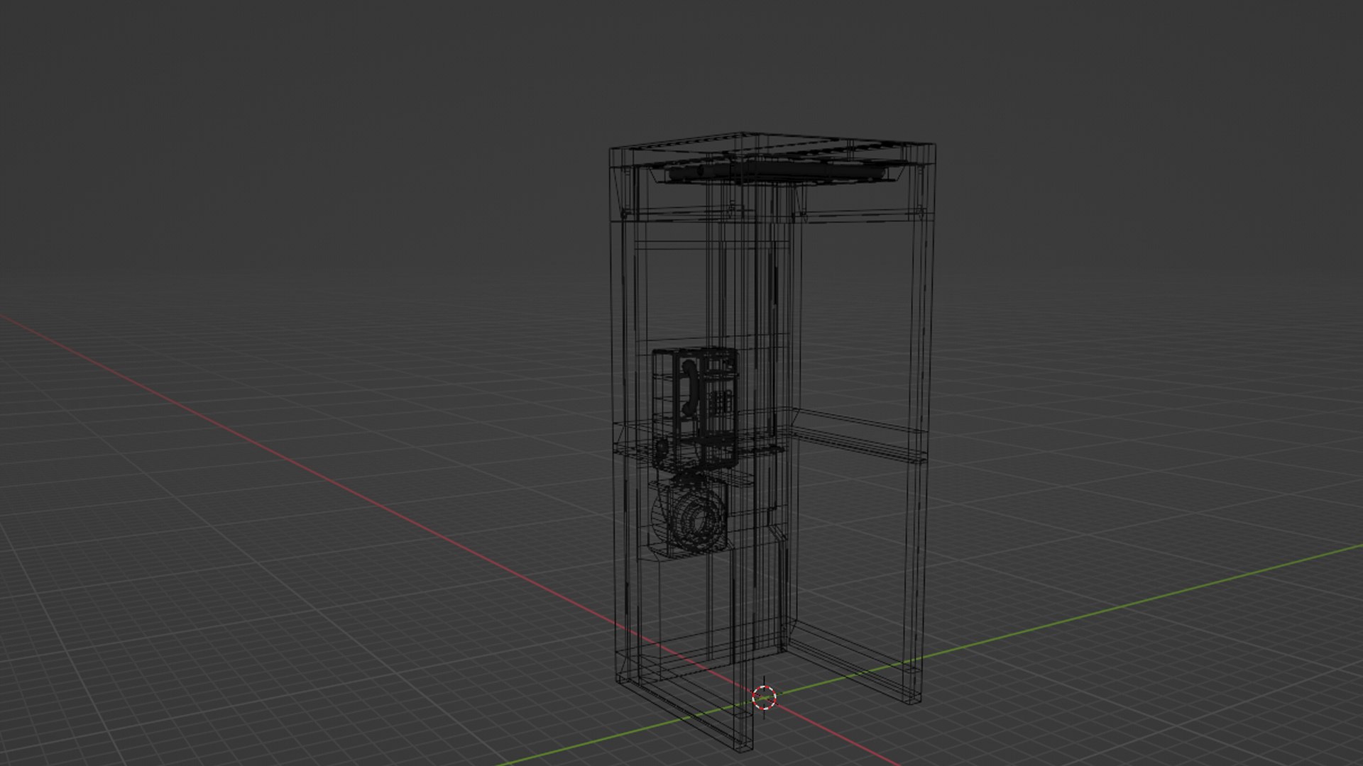 3D Phone Booth Model - TurboSquid 1937204
