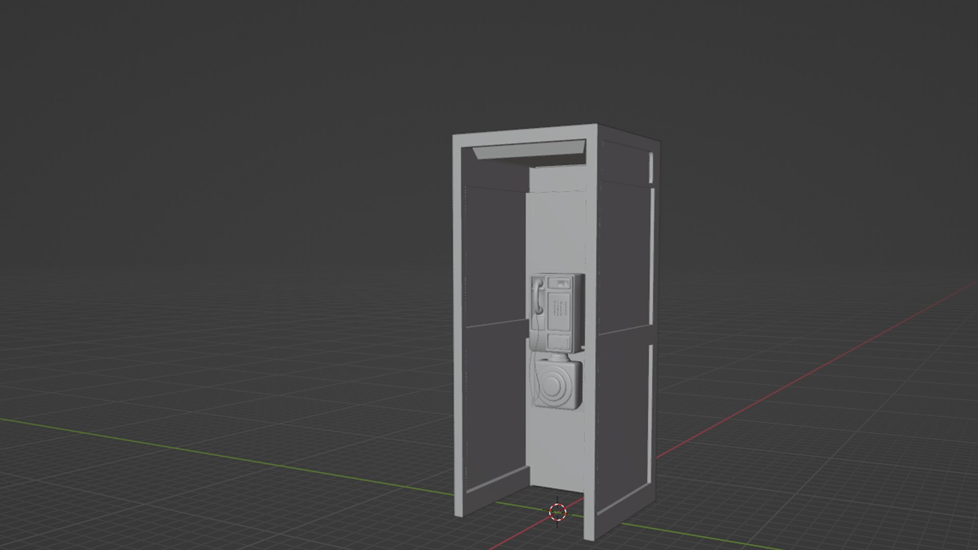 3D Phone Booth Model - TurboSquid 1937204