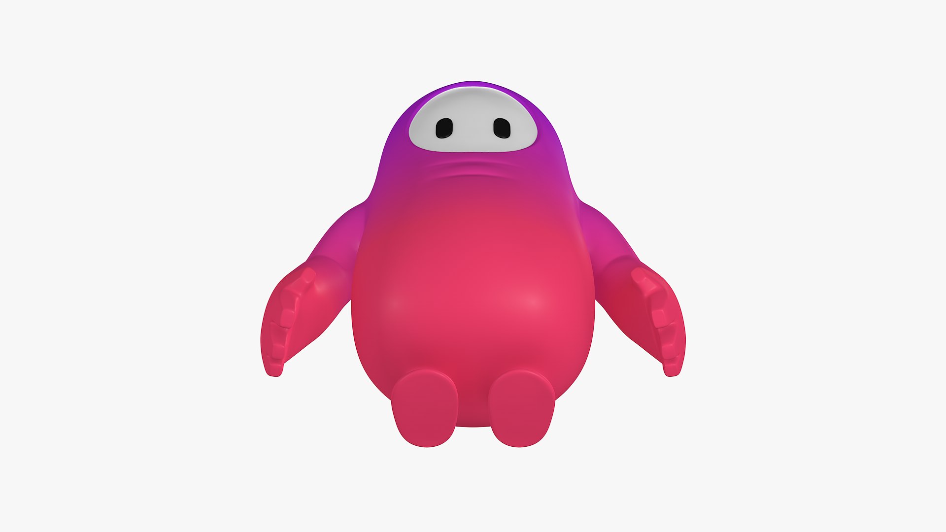 Fall Guys Game Character Custom Colors 3D Model - TurboSquid 1919429