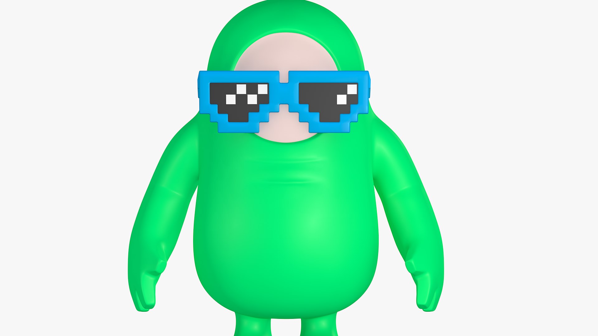 Fall Guys Game Character Custom Colors 3D Model - TurboSquid 1919429