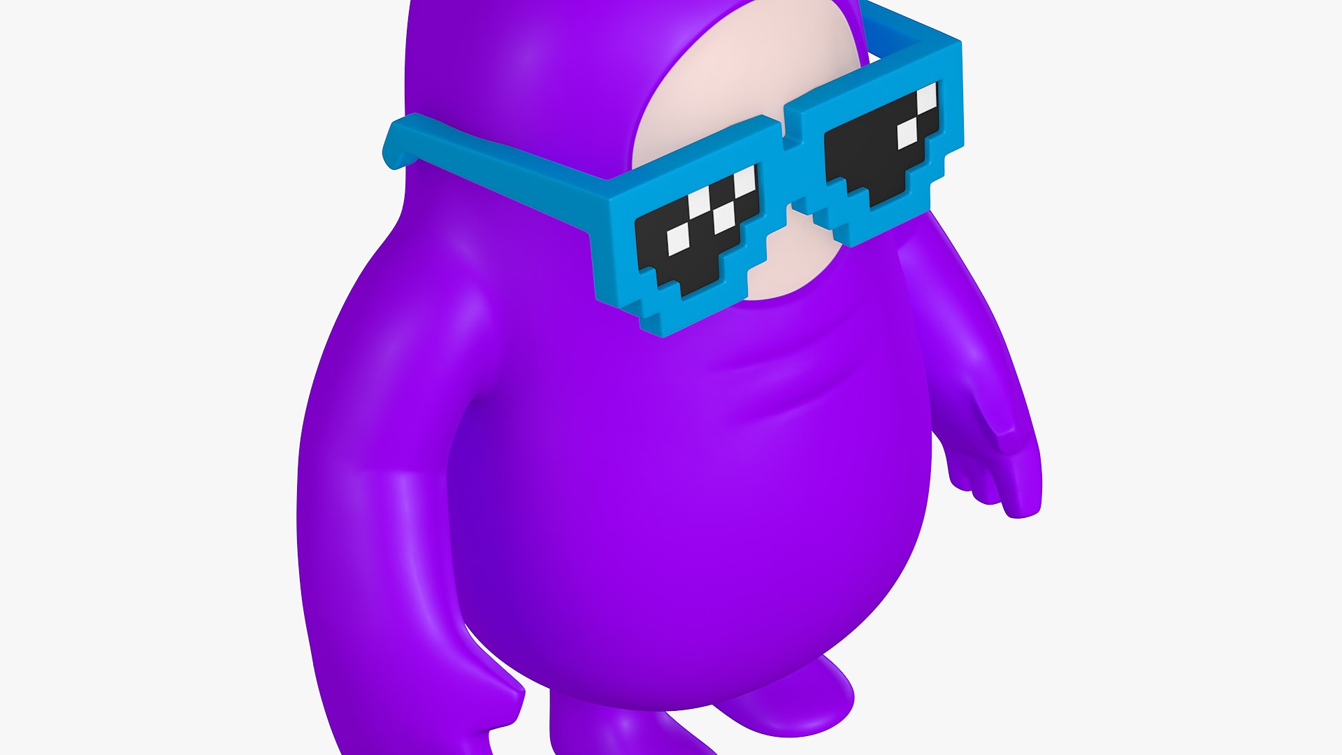 Fall Guys Game Character Custom Colors 3D Model - TurboSquid 1919429