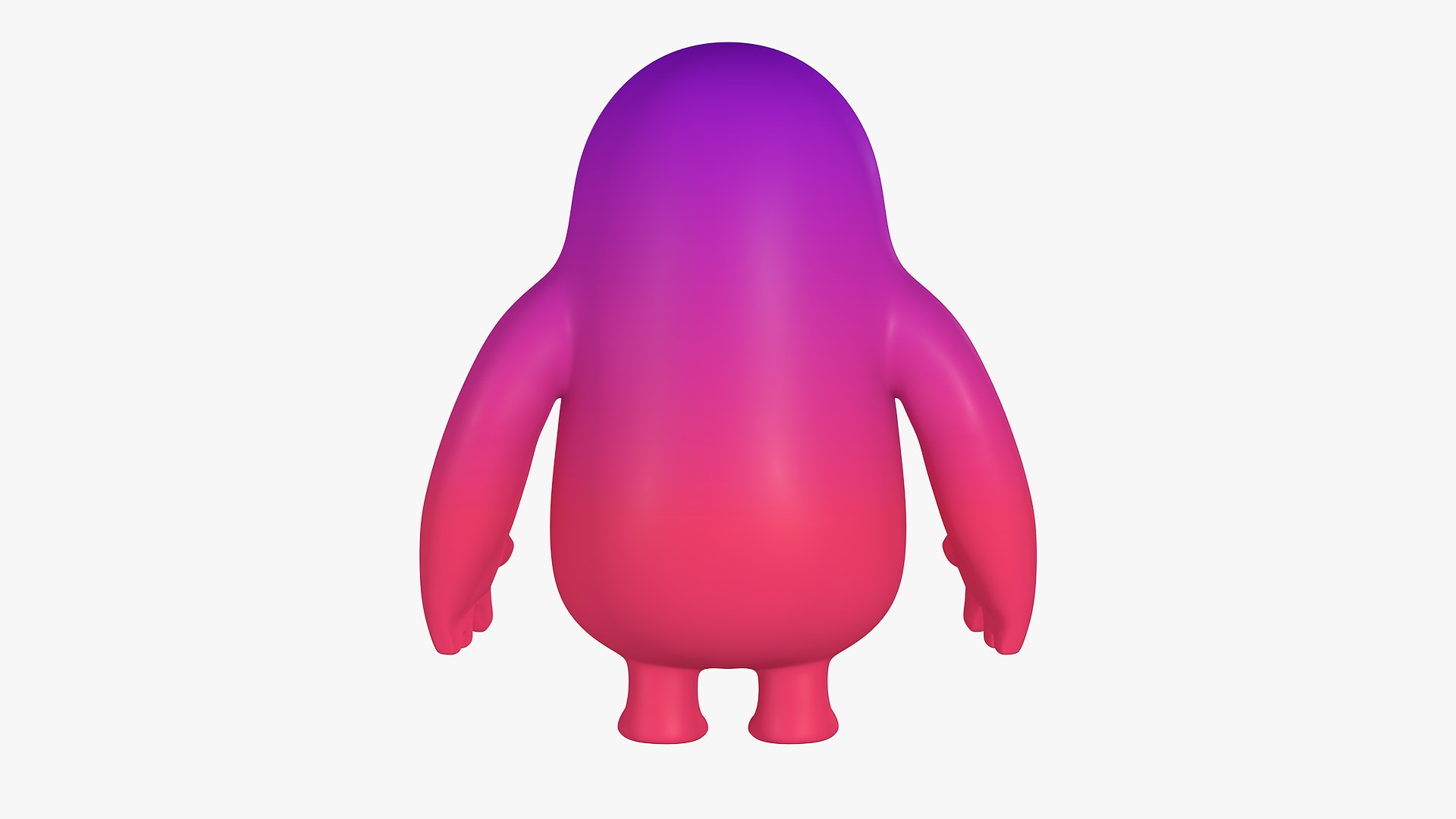 Fall Guys Game Character Custom Colors 3D Model - TurboSquid 1919429