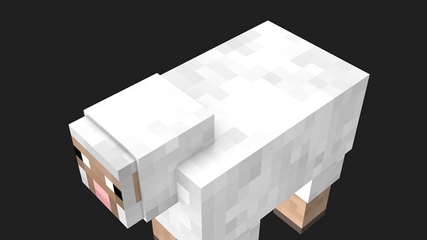 Modello 3D Pecora Minecraft - TurboSquid 1842723