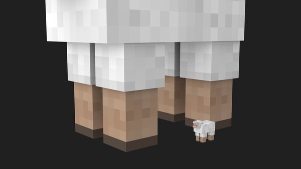 Modello 3D Pecora Minecraft - TurboSquid 1842723