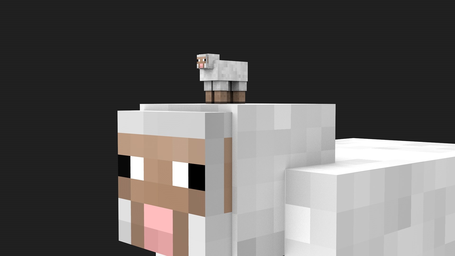 Minecraft Sheep 3D - TurboSquid 1842723