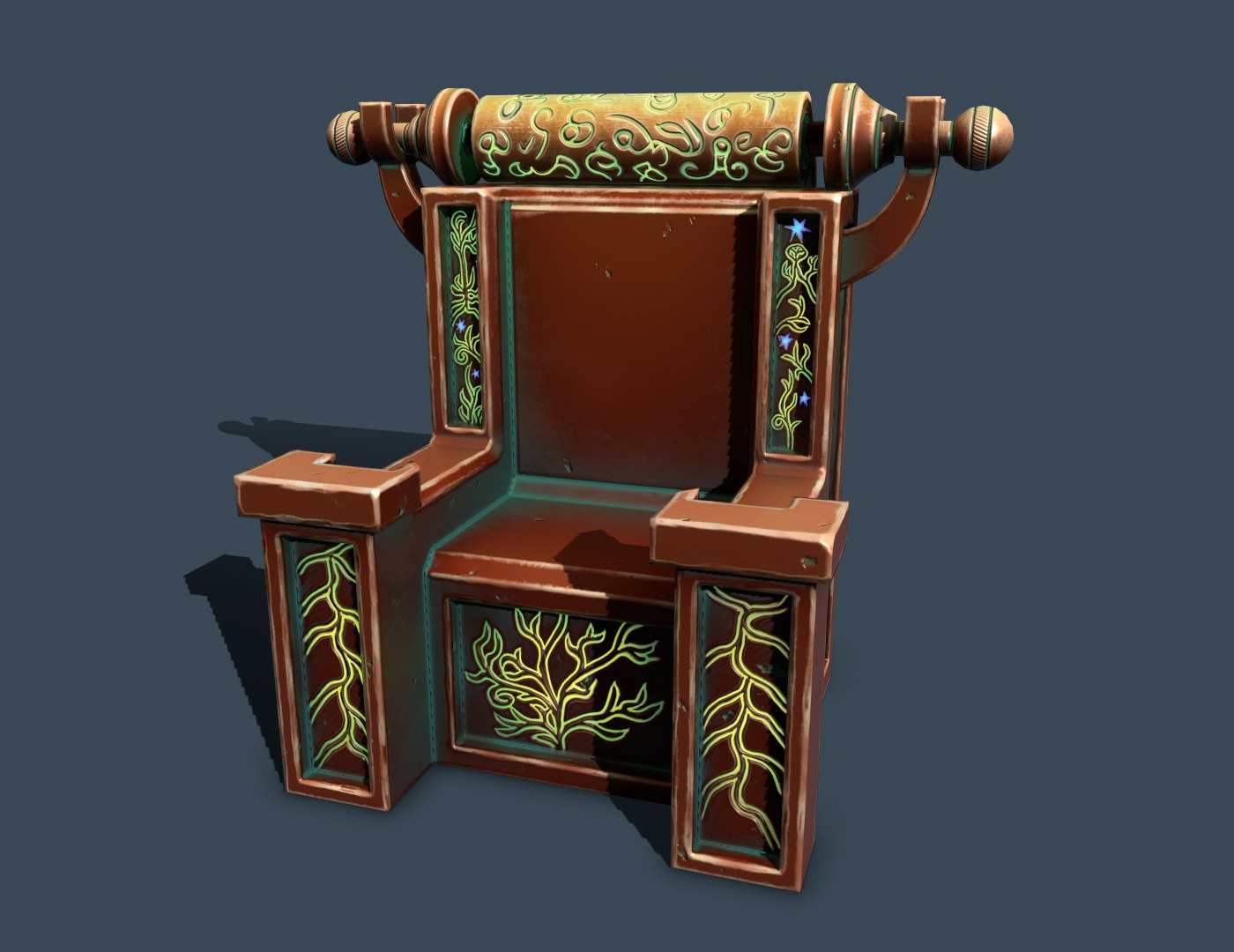 3D Wizard Throne - TurboSquid 1501044