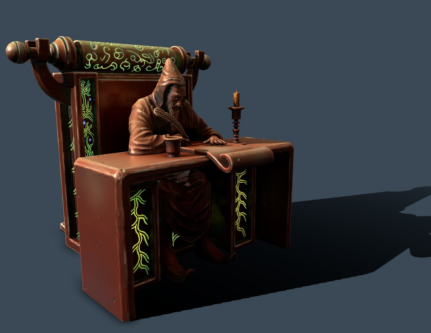3D Wizard Throne - TurboSquid 1501044