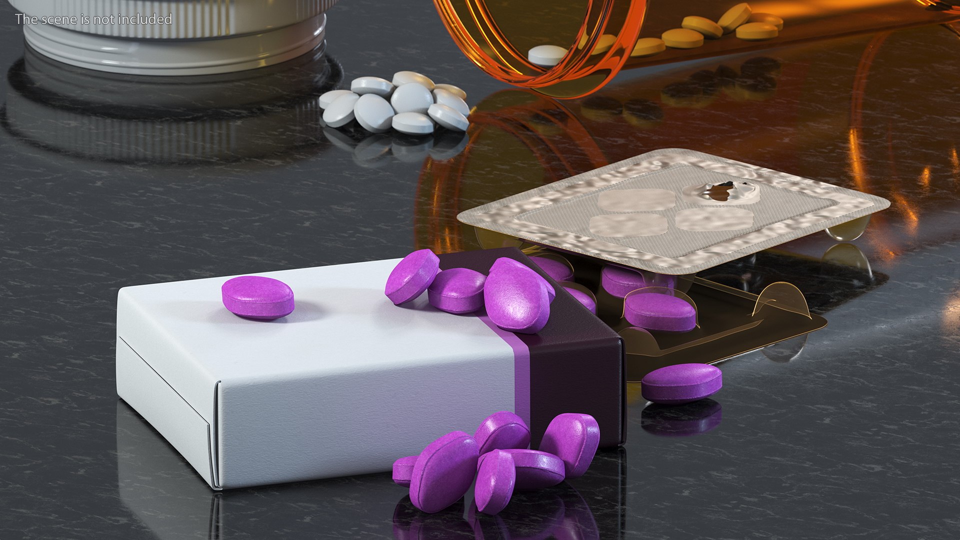 Pills Packs Collection 5 3D Model - TurboSquid 2211355