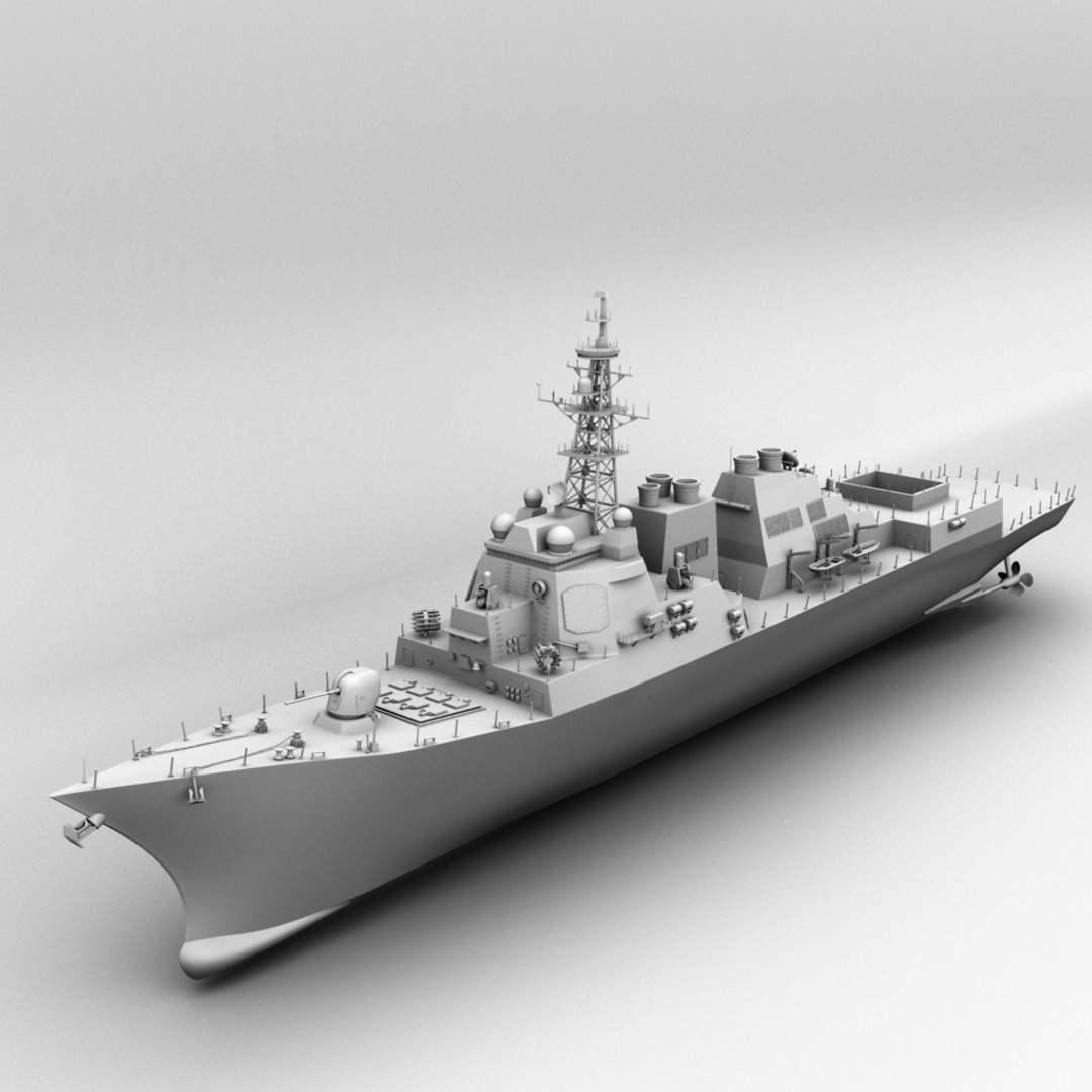 Missile destroyer 3D - TurboSquid 1371388