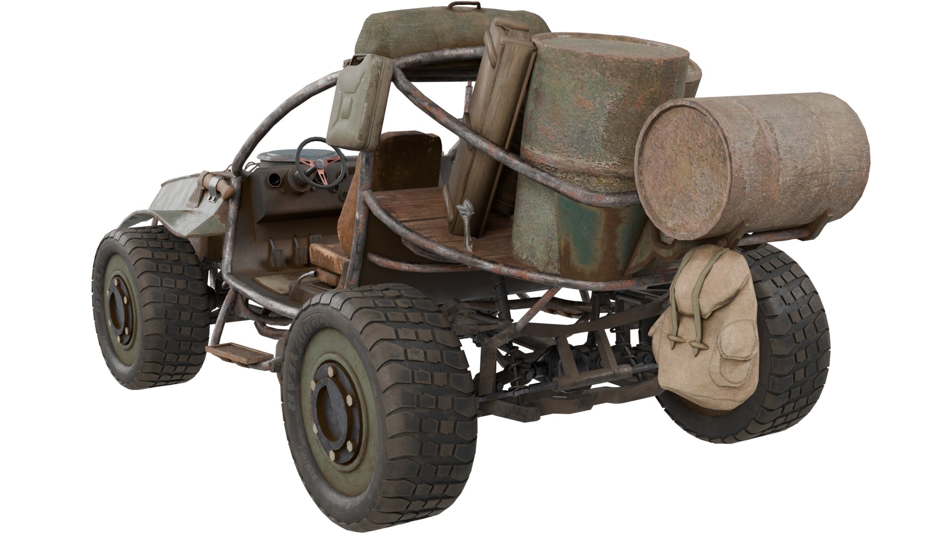3D Post Apocalyptic Model - TurboSquid 2352783