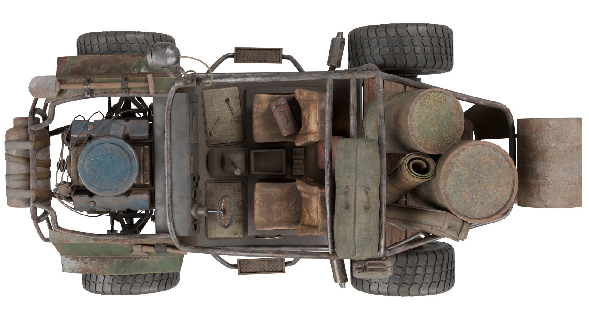 3D Post Apocalyptic Model - TurboSquid 2352783