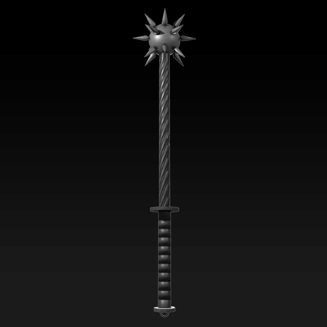 Medieval Mace 3d Model