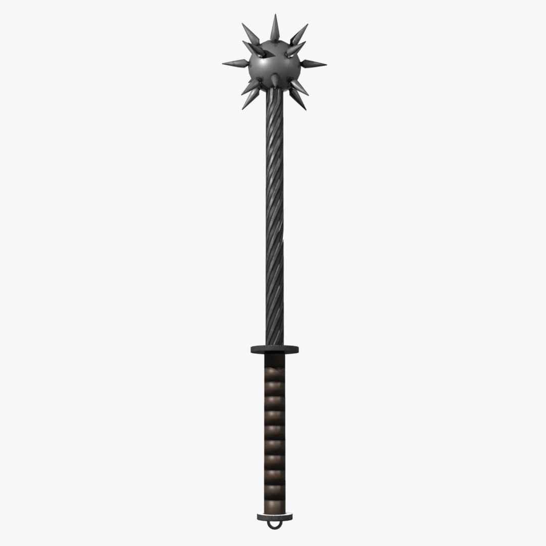 Medieval Mace 3d Model