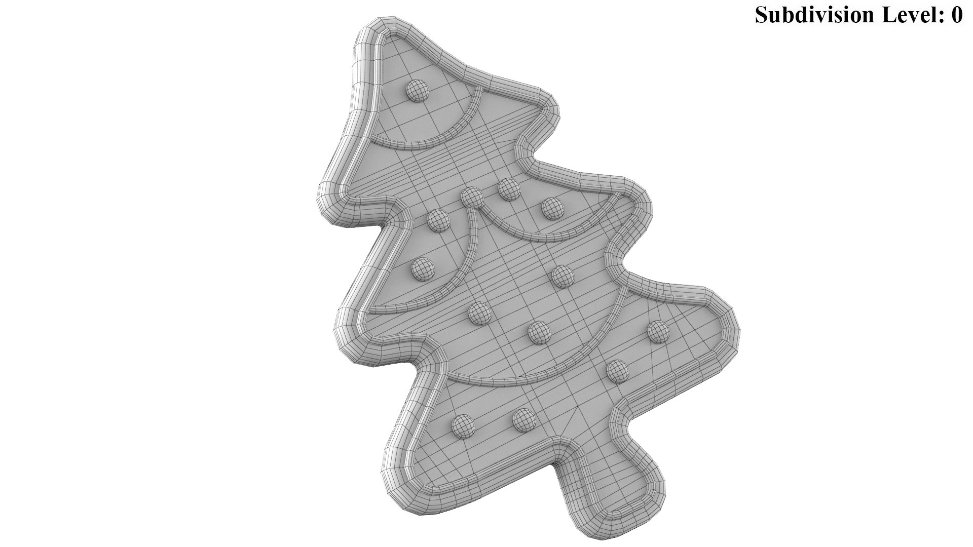 Two Detailed Gingerbread Cookies 3D Model - TurboSquid 2155830