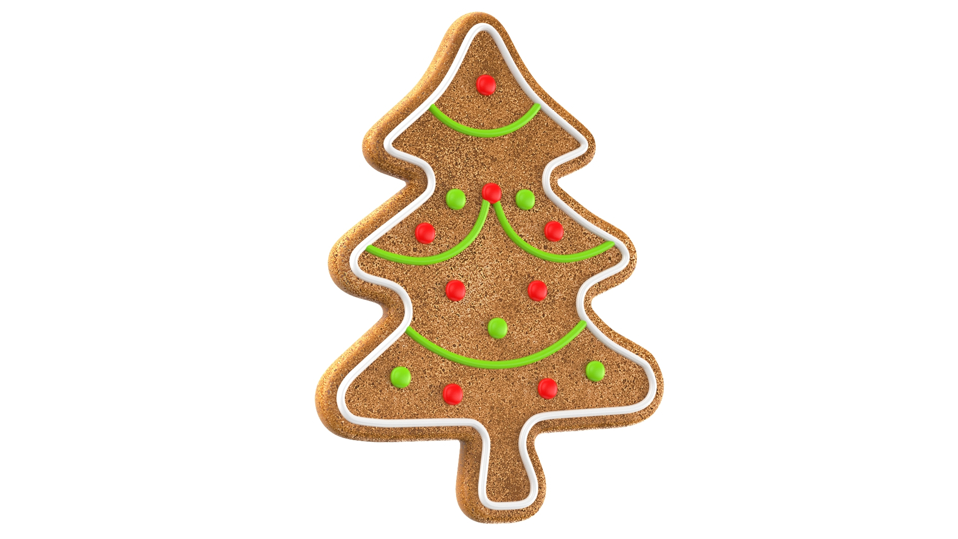 Two Detailed Gingerbread Cookies 3D Model - TurboSquid 2155830