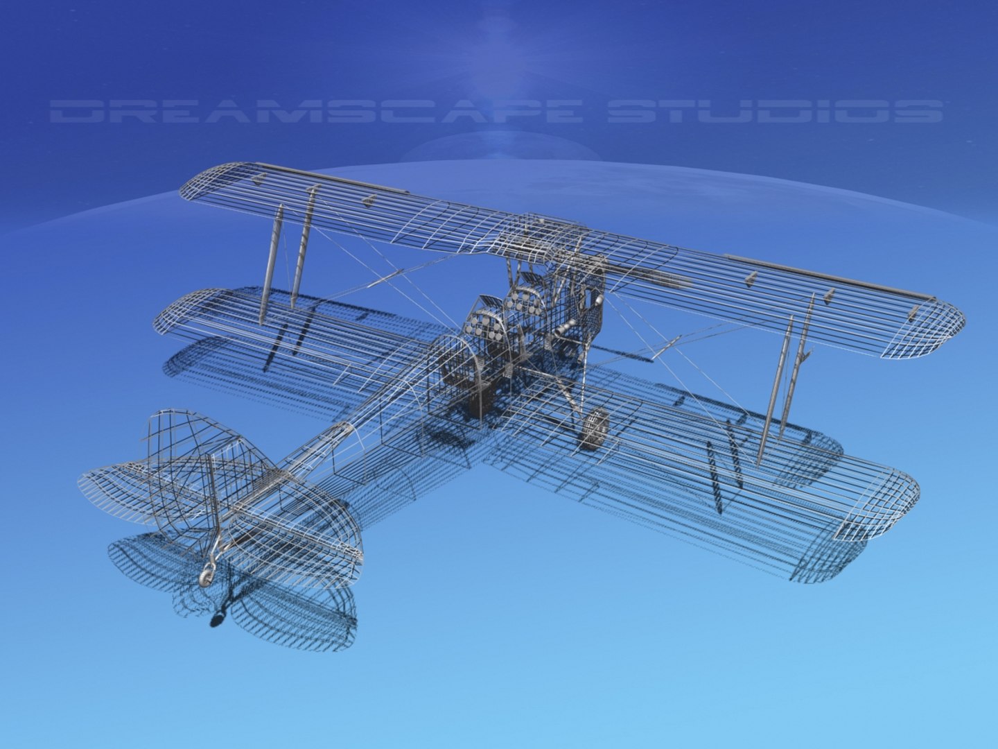 3d Model Tiger Moth Dehavilland