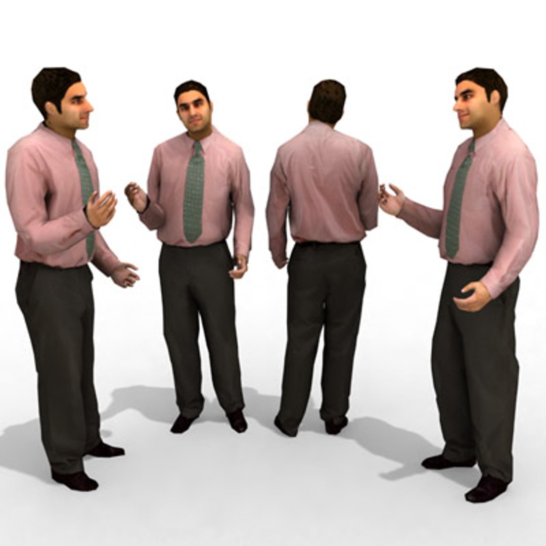 3ds - business male person