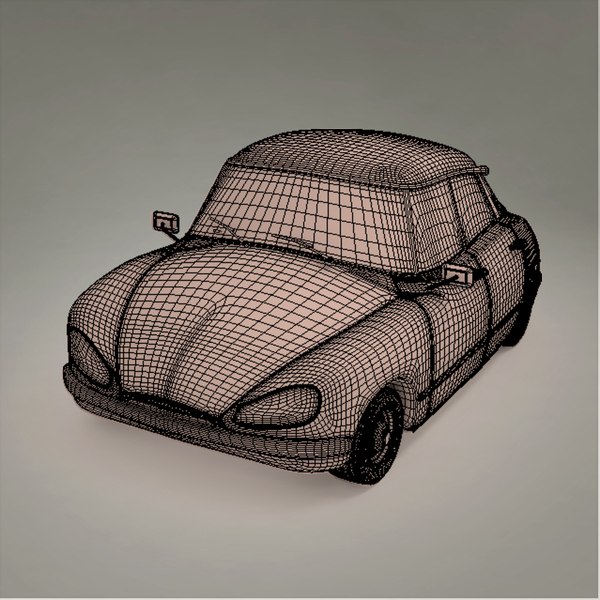 3d toon car